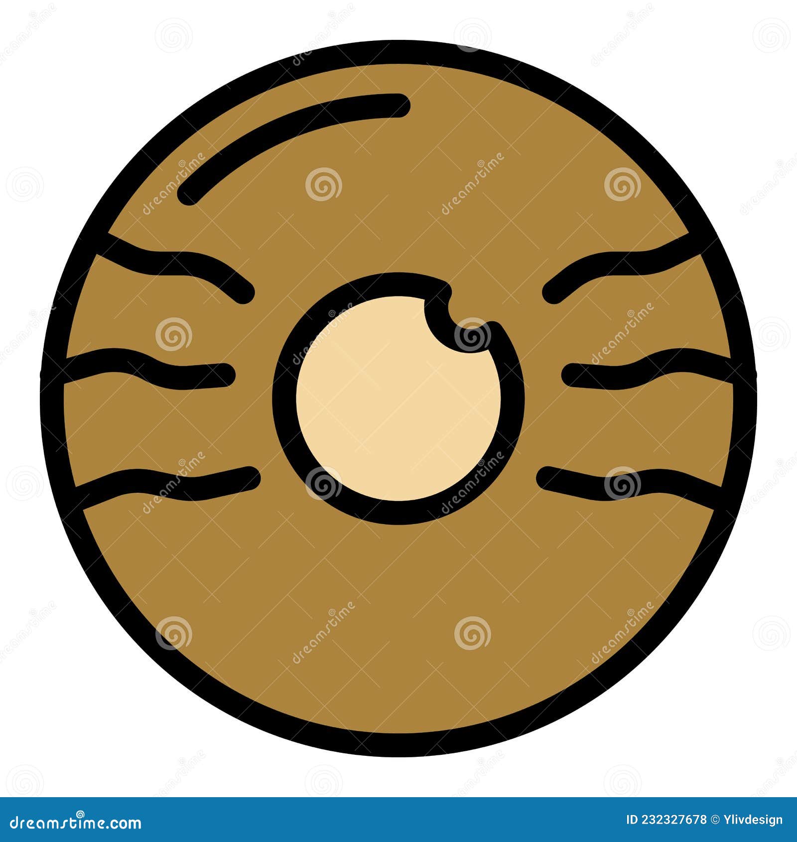 Cataract Icon Color Outline Vector Stock Vector - Illustration of ...