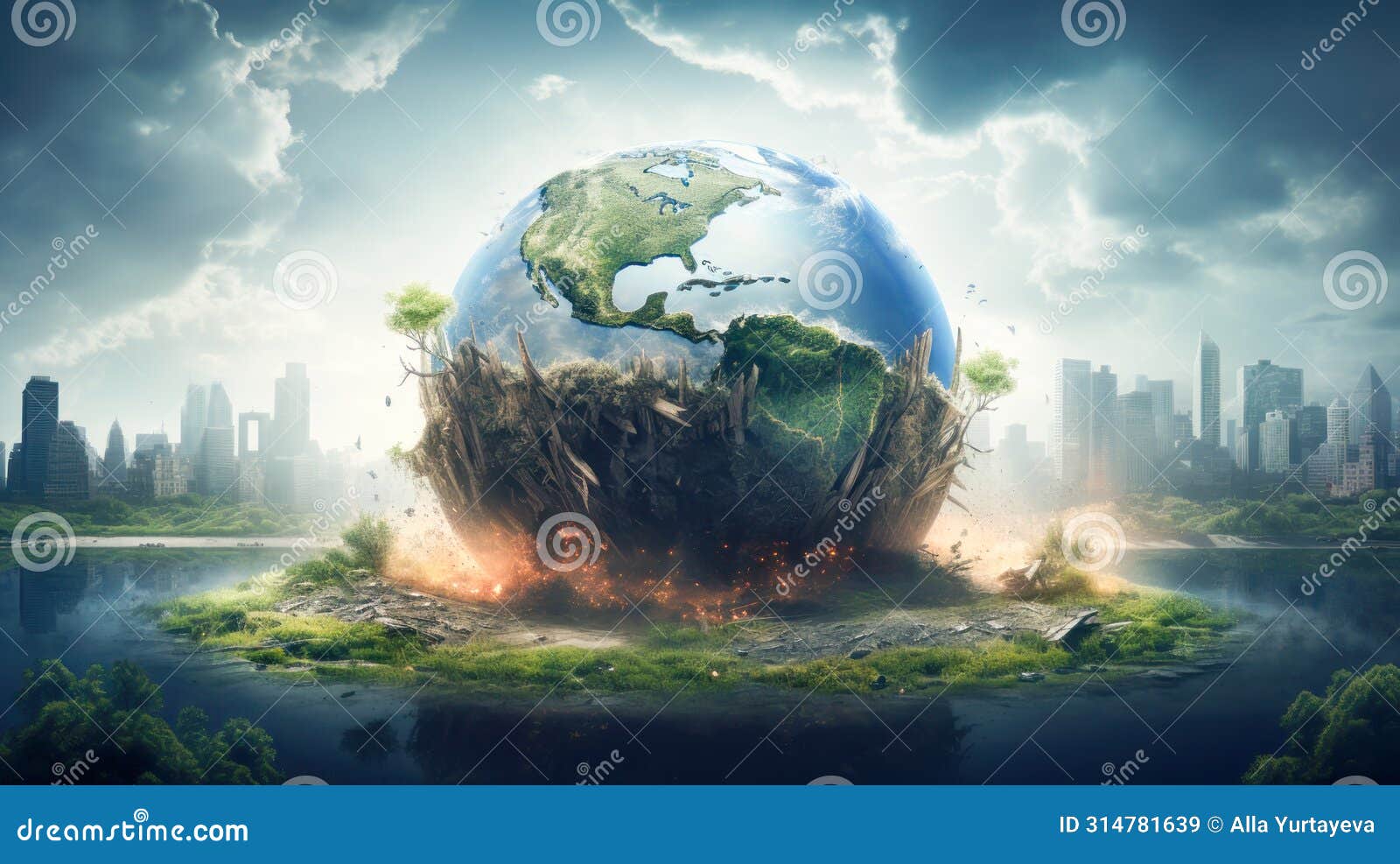 Catastrophe of Planet Earth, Destruction and Devastation, Global ...