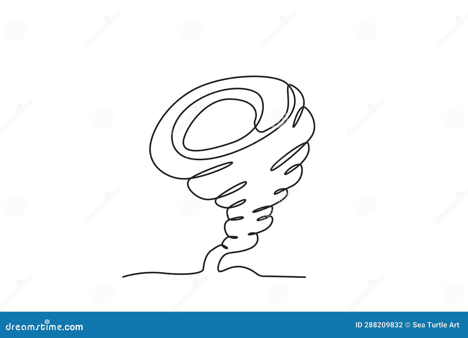 A catastrophic high wind stock illustration. Illustration of ...