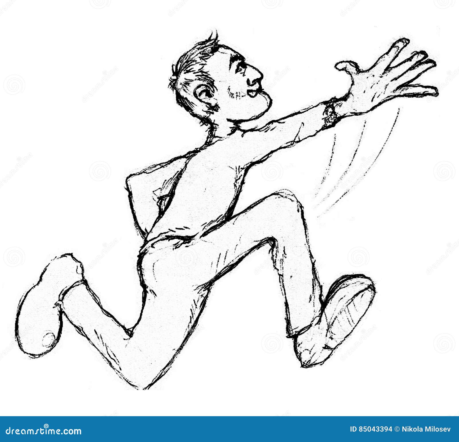 Catch stock illustration. Illustration of clench, running - 85043394