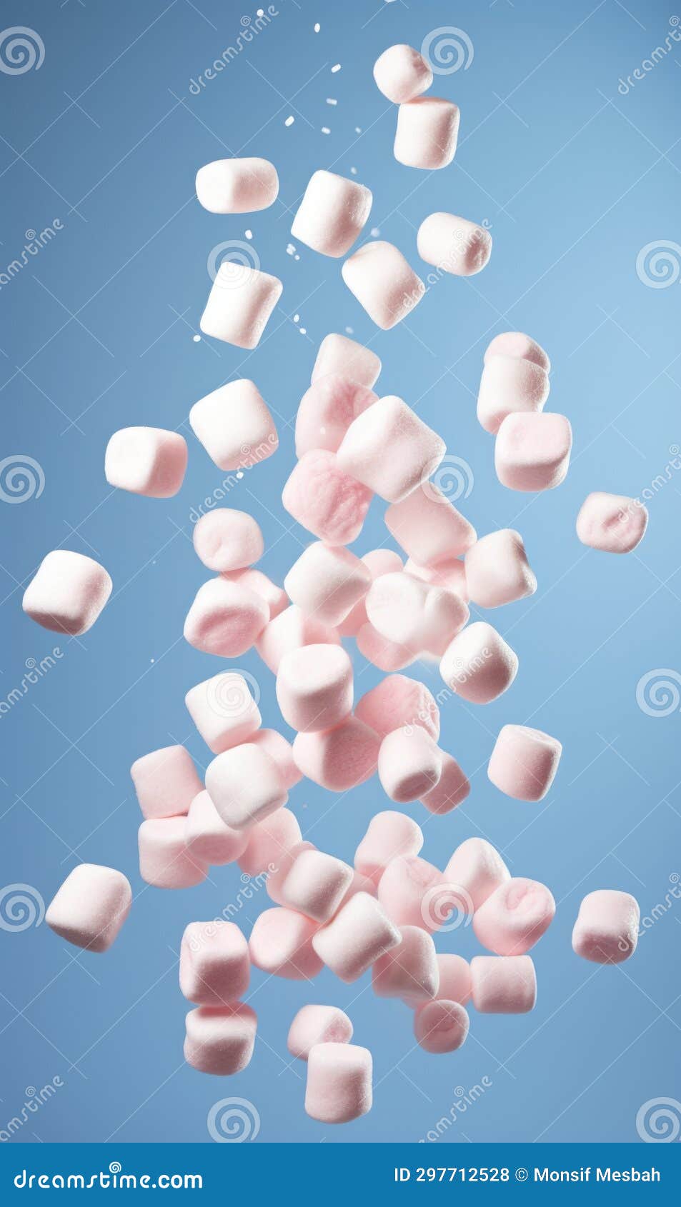 Rain of Sweet Delights: a Unique Snapshot of Marshmallows Cascading ...