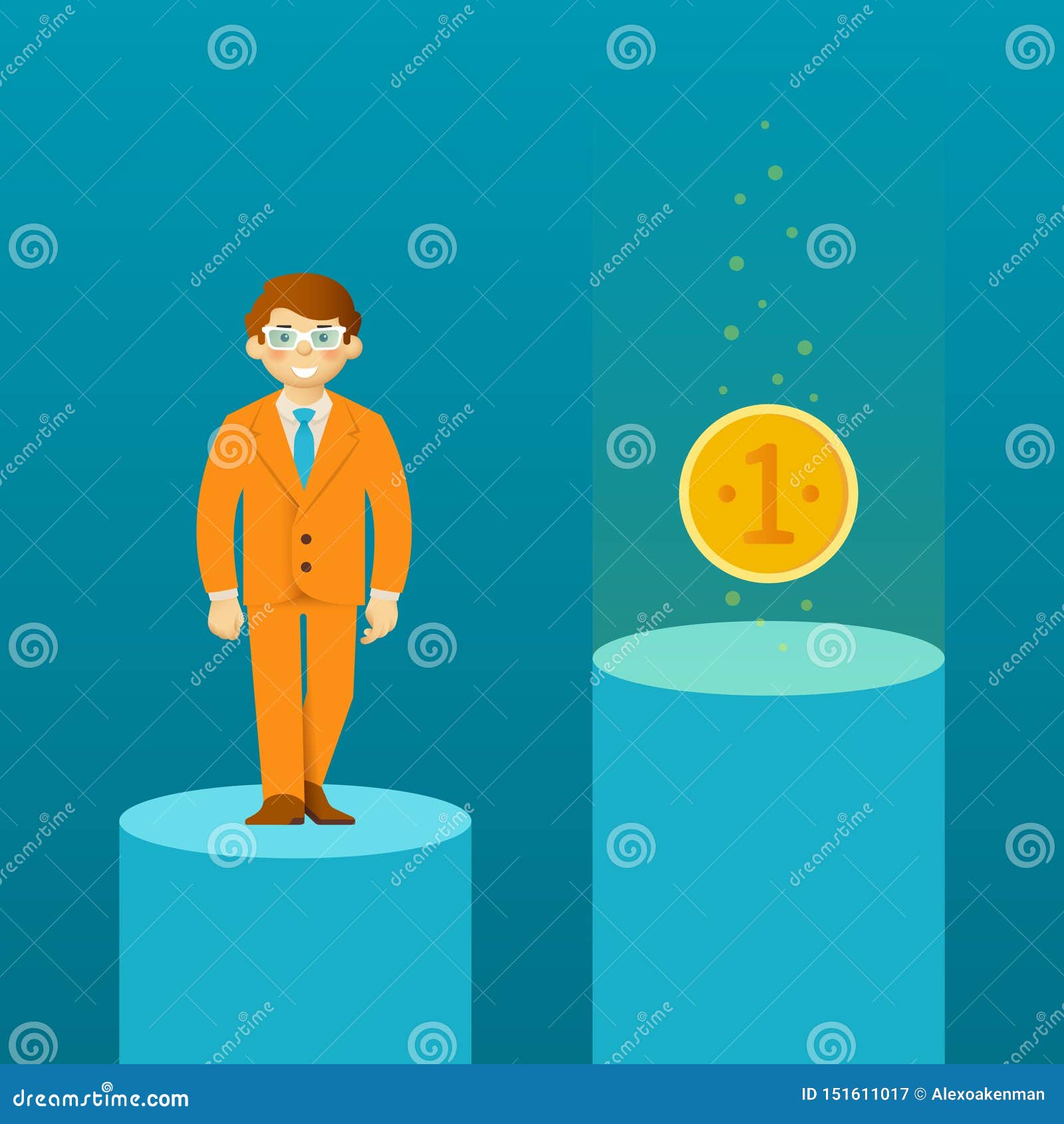 Catch the Coin Computer Game Style Vector Scene Stock Vector ...