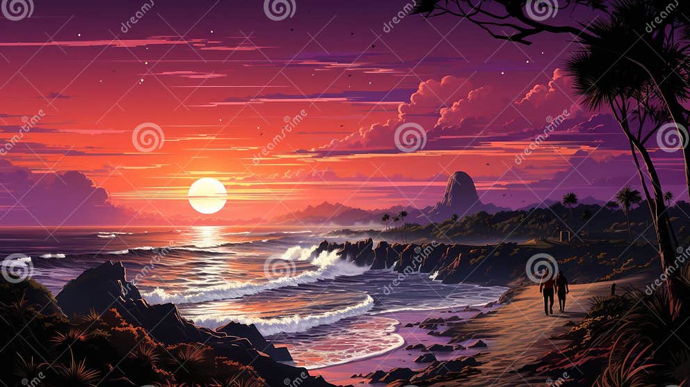 Catch a Glimpse of Their Journey. Created with Generative AI Stock ...