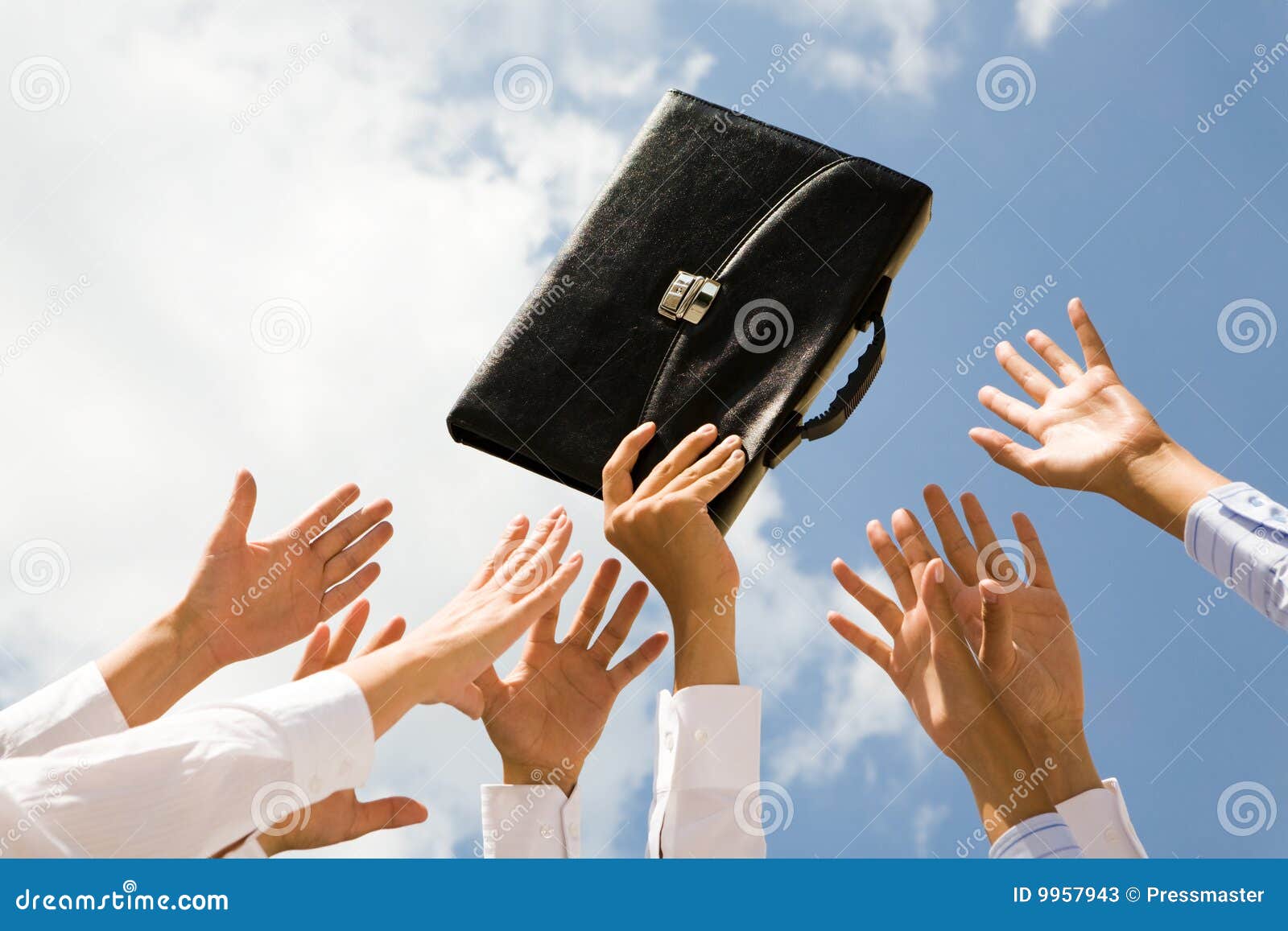 Catch it if you can stock image. Image of businesspeople - 9957943