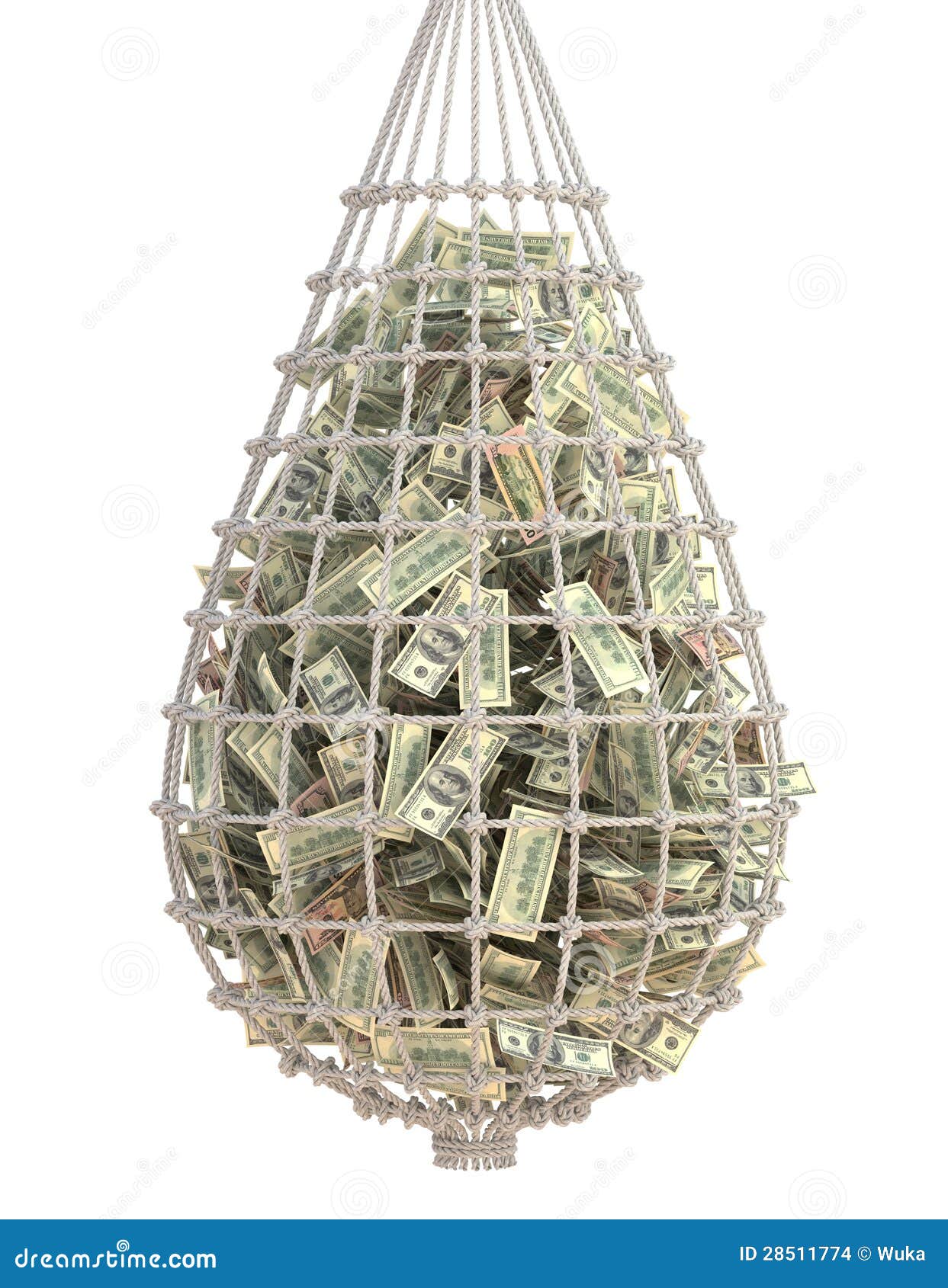 3D Man Is About To Catch The Money Placed On Mousetrap (clipping Path ...