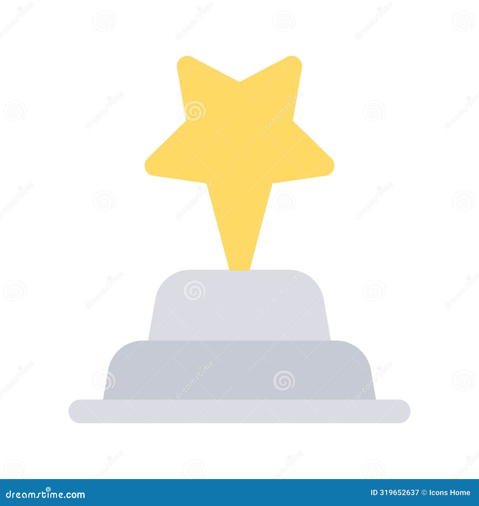 Catch a Sight of this Cute Trophy, Premium Icon of Star Trophy Stock ...