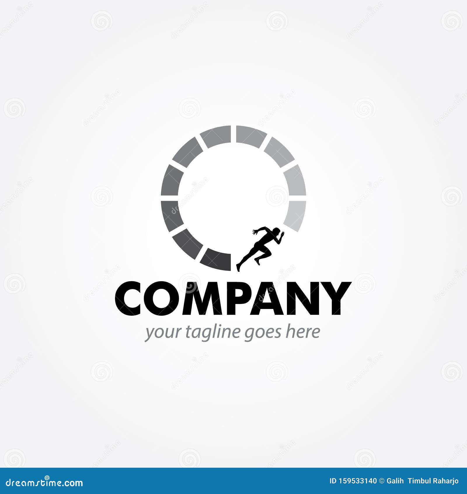 Catch time logo stock illustration. Illustration of flat - 159533140