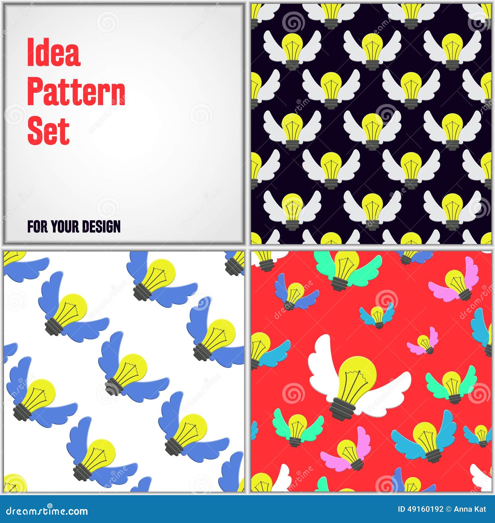 CatchIdea Pattern stock vector. Illustration of flying - 49160192