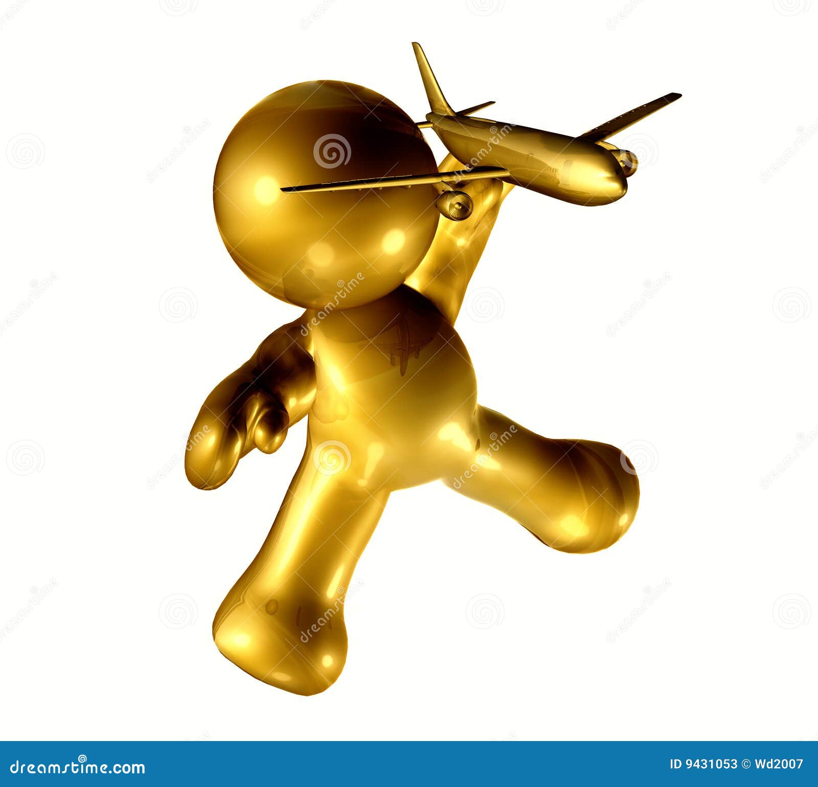 Catching Air Plane Picture. Image: 9431053