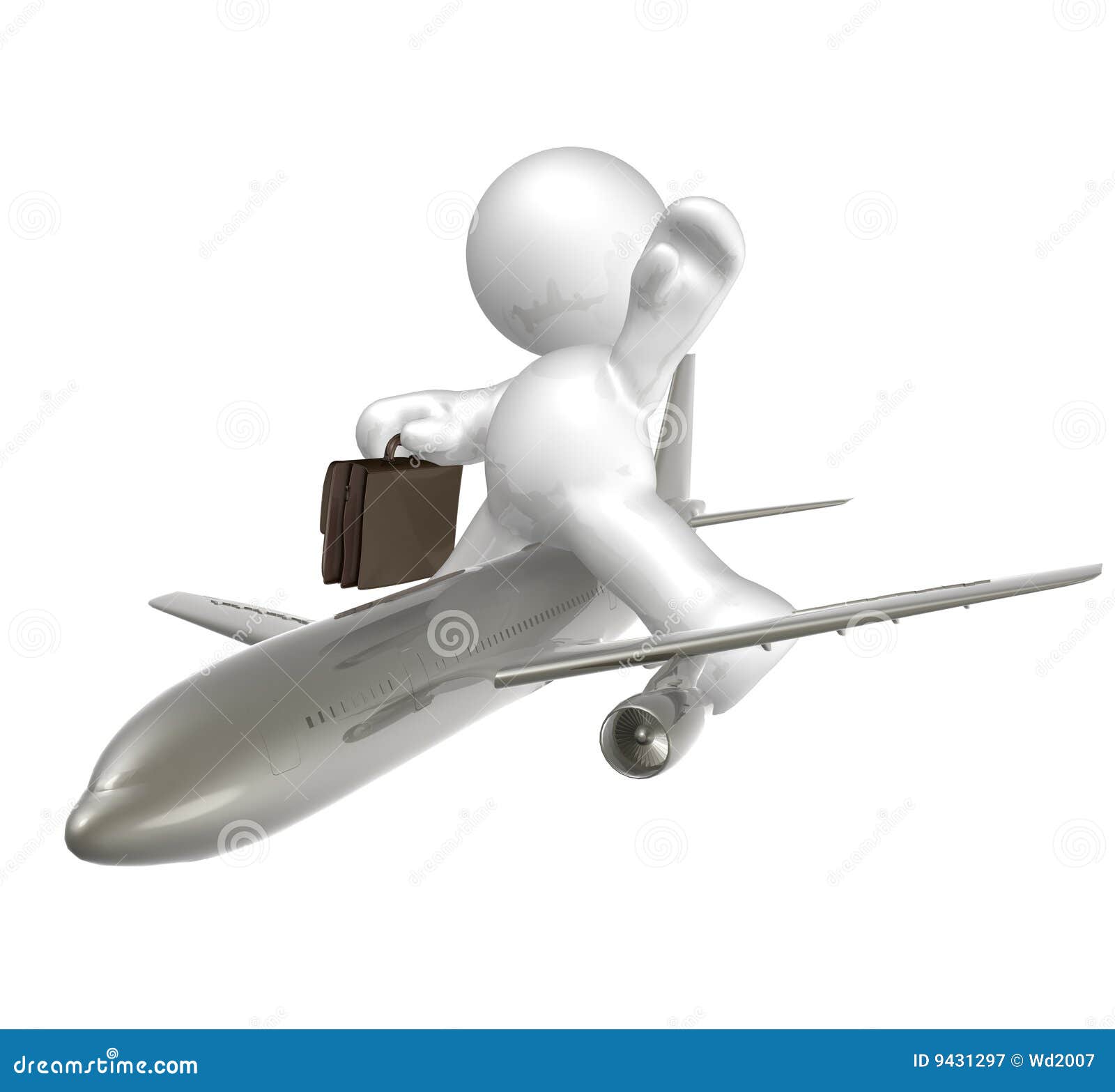 Catching air plane stock illustration. Illustration of wings - 9431297