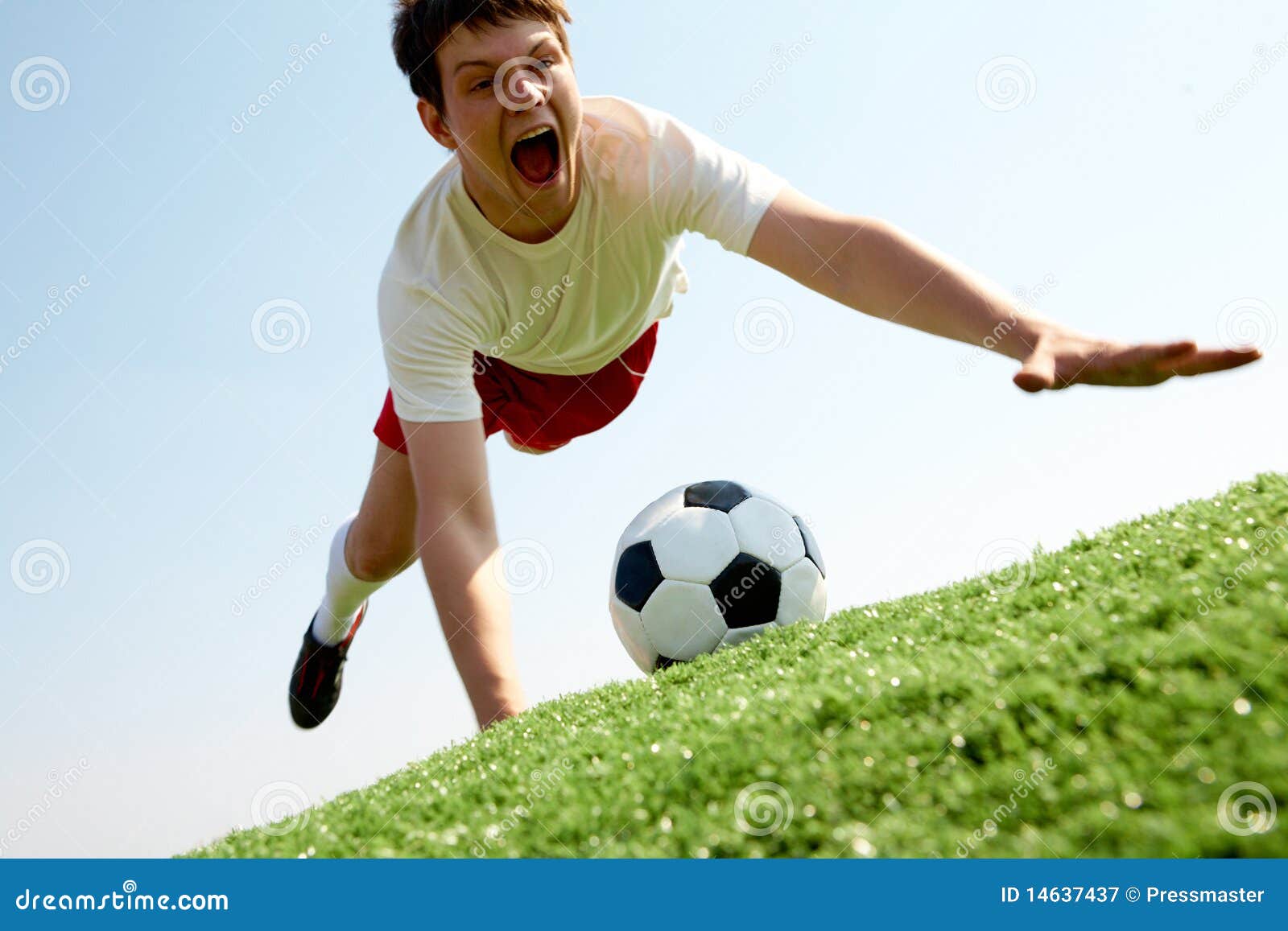 Catching ball stock image. Image of match, handsome, motion - 14637437