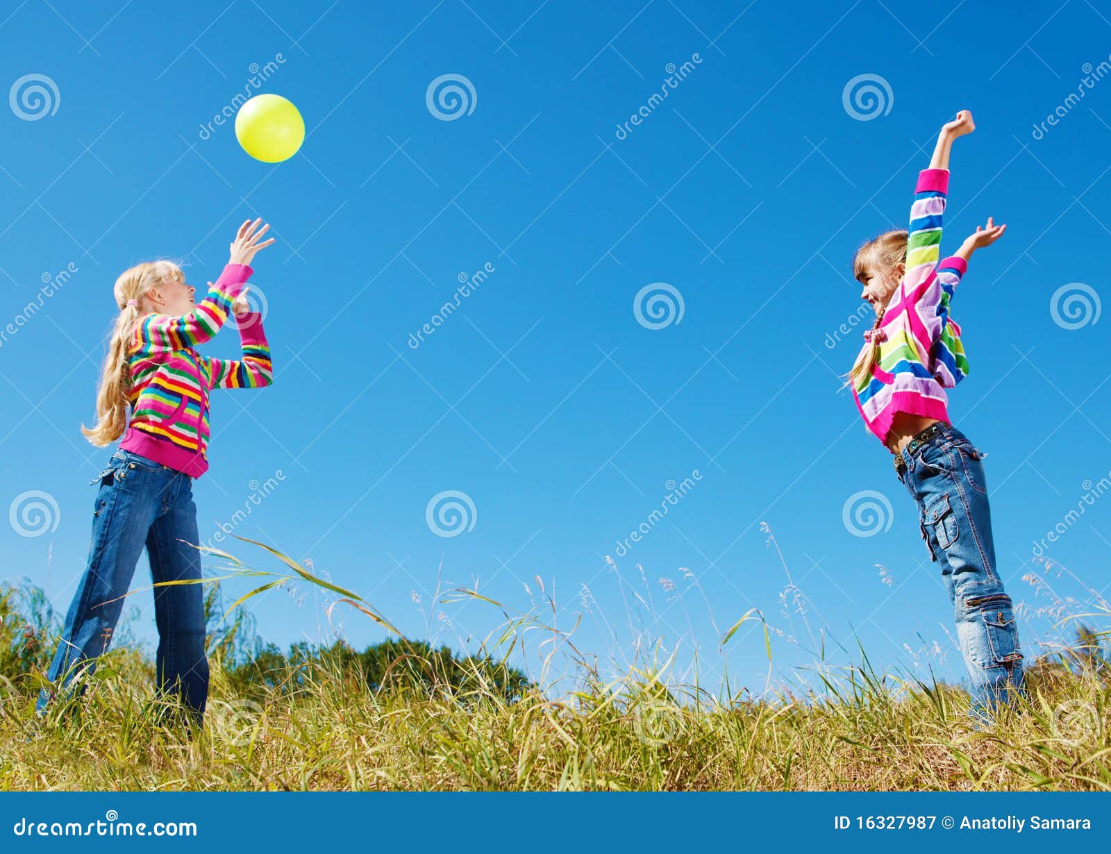 Catching The Ball Stock Image | CartoonDealer.com #16327987