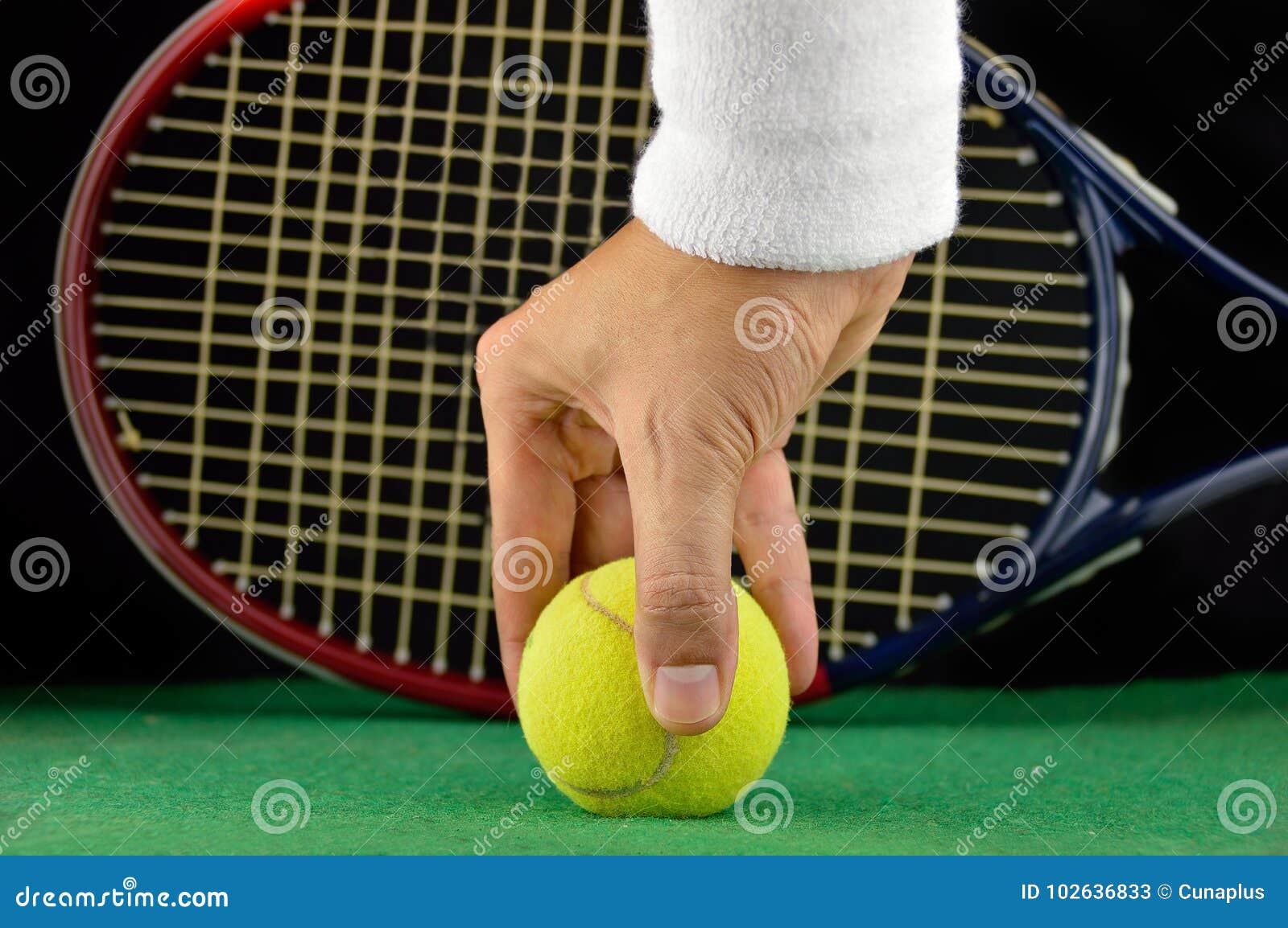 Catching the tennis ball stock image. Image of exercise - 102636833