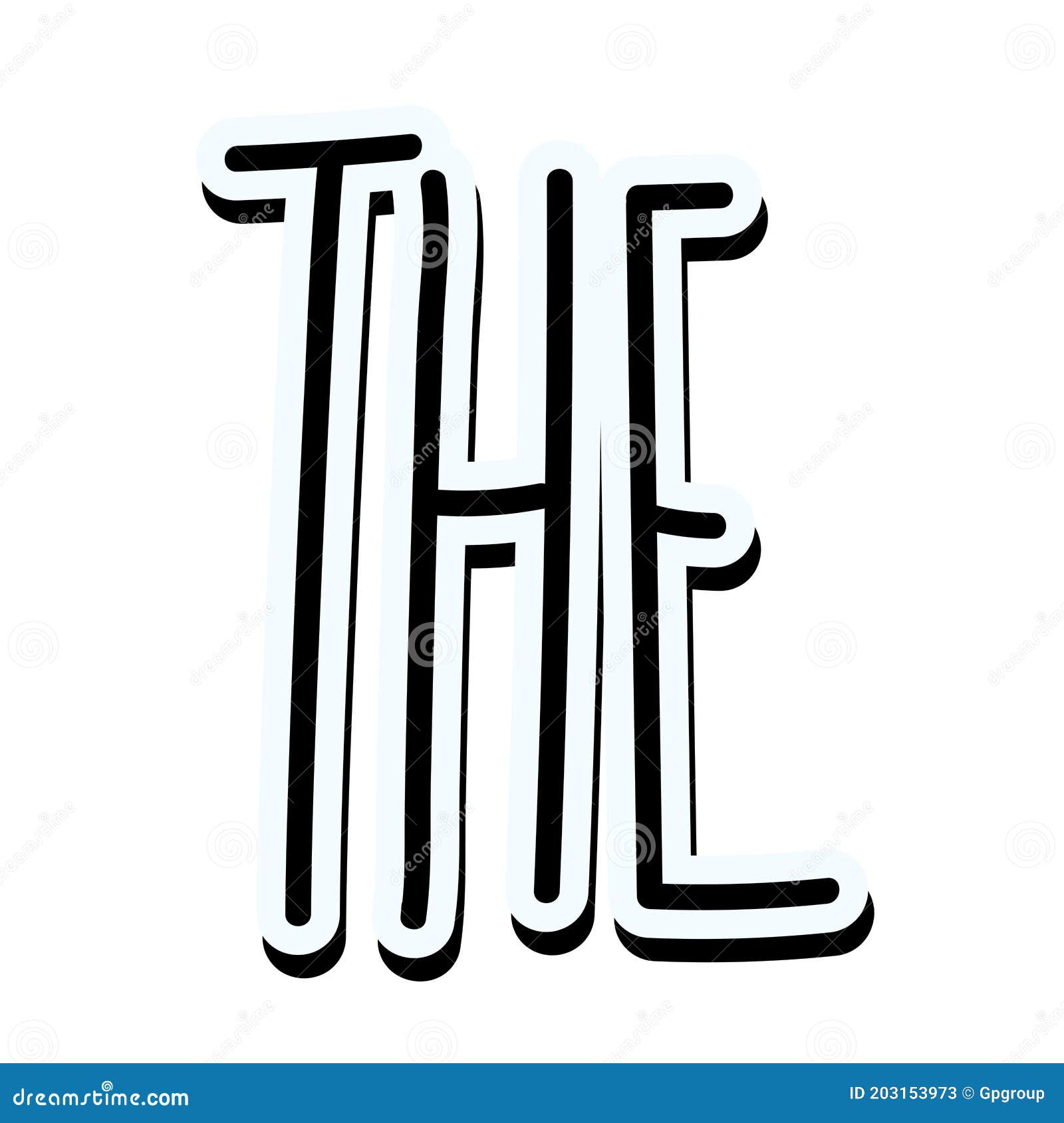 The Catchword on White Background Stock Vector - Illustration of vector ...