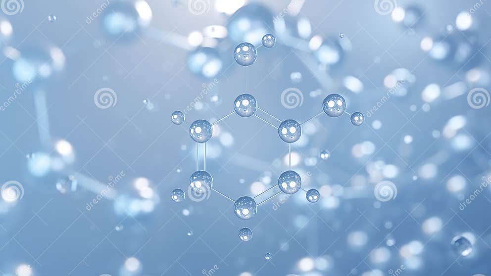 Catechol Molecular Structure 3d, Flat Model, Ortho Isomer, Structural ...