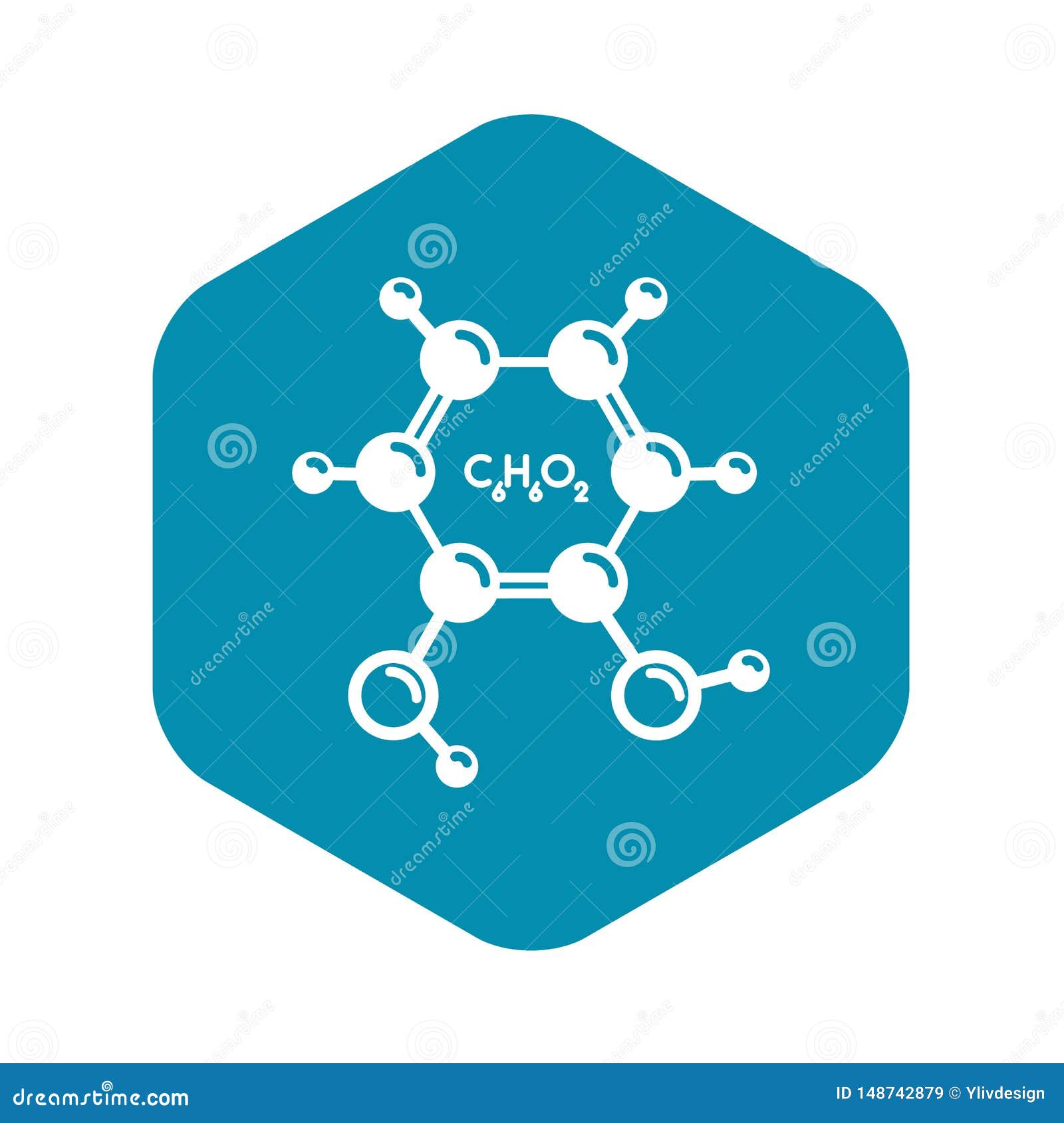 Catechol, Pyrocatechol. Molecular Structures, 3d Rendering, Structural ...