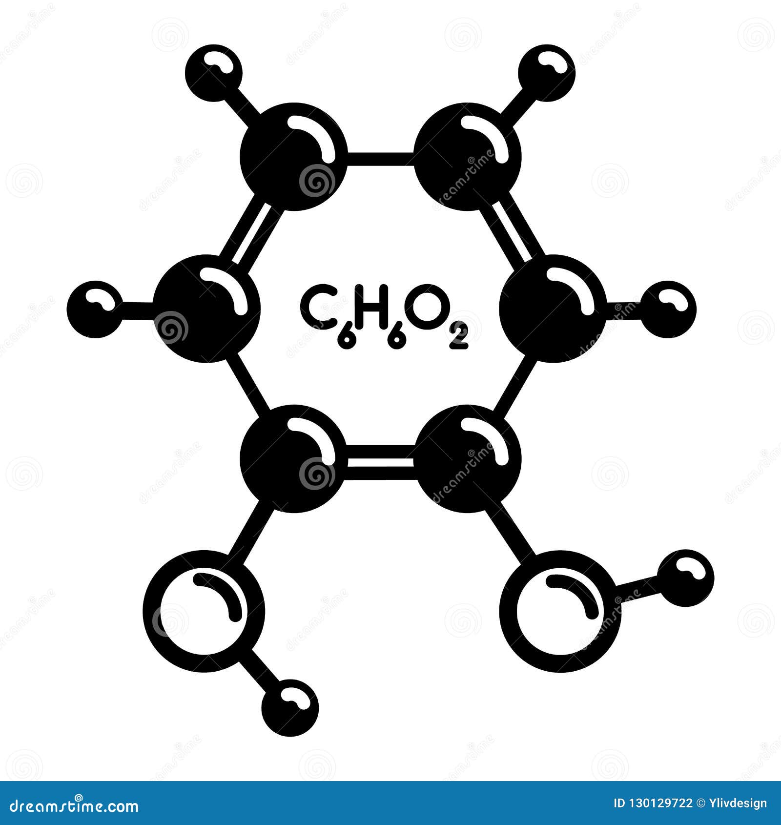Catechol, Pyrocatechol. Molecular Structures, 3d Rendering, Structural ...