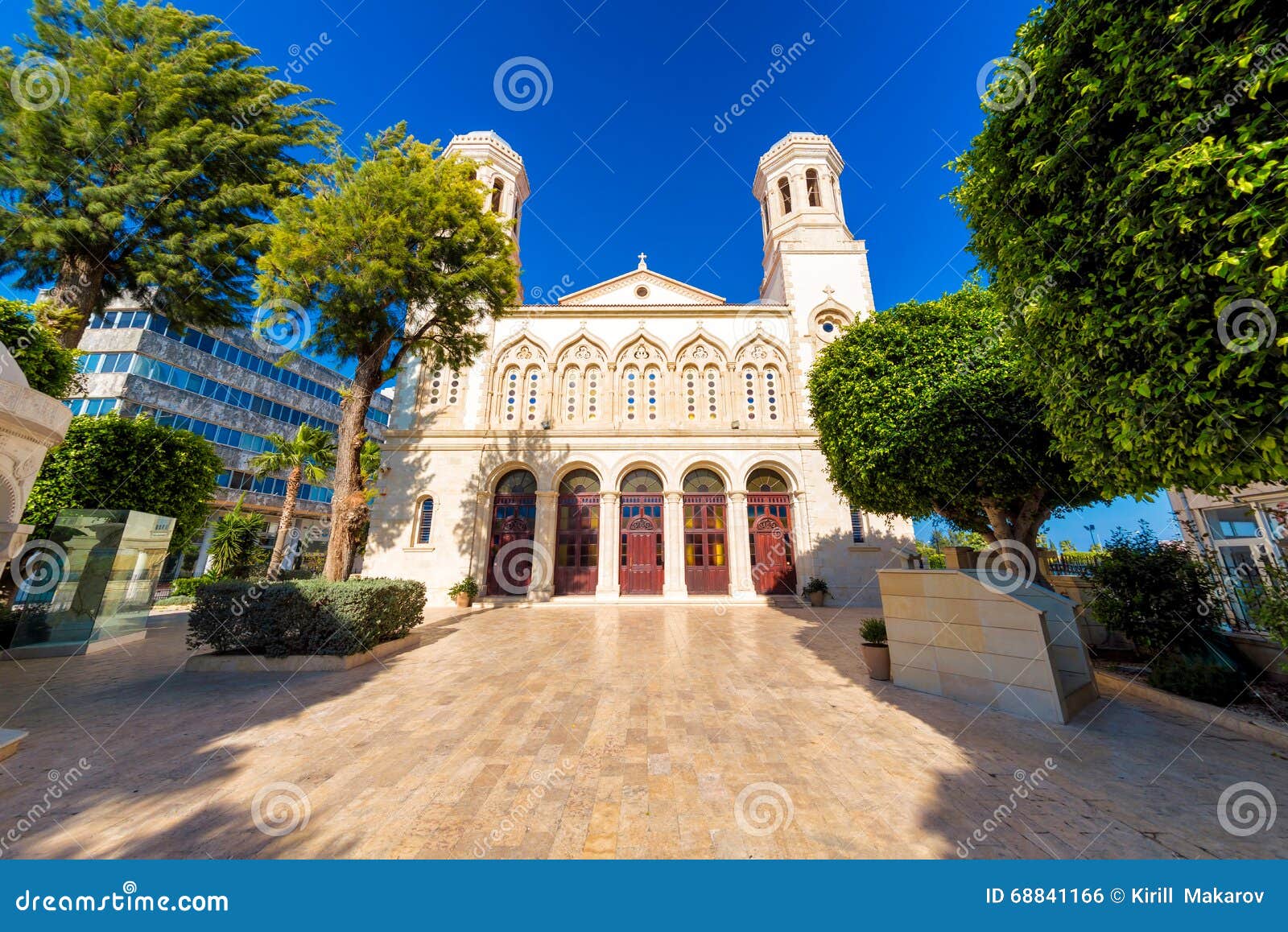 Catedral De Agia Napa Limassol, Chipre Foto de archivo - Imagen de ...