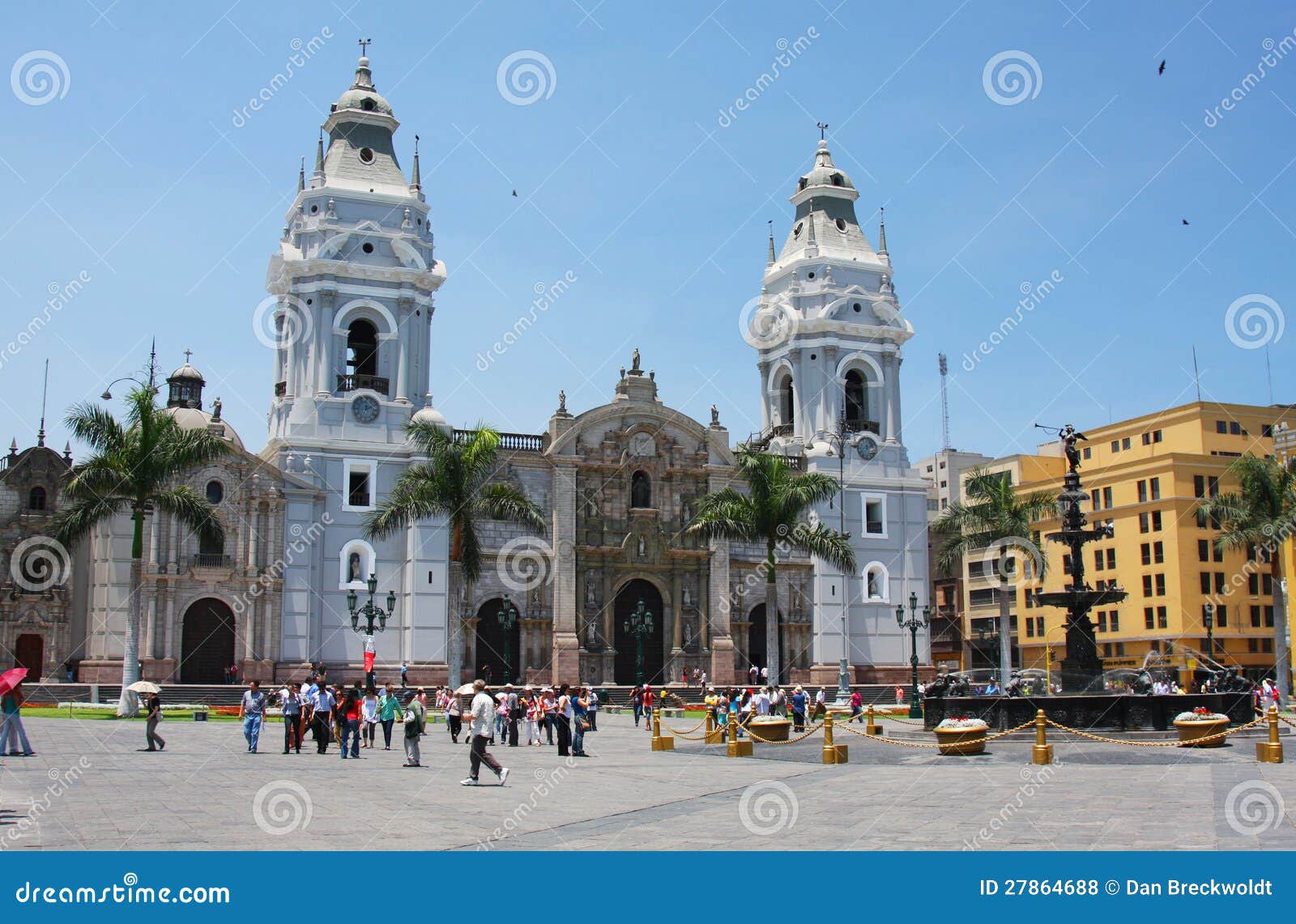 Catedral de Lima em Peru foto de stock editorial. Imagem de lima - 27864688