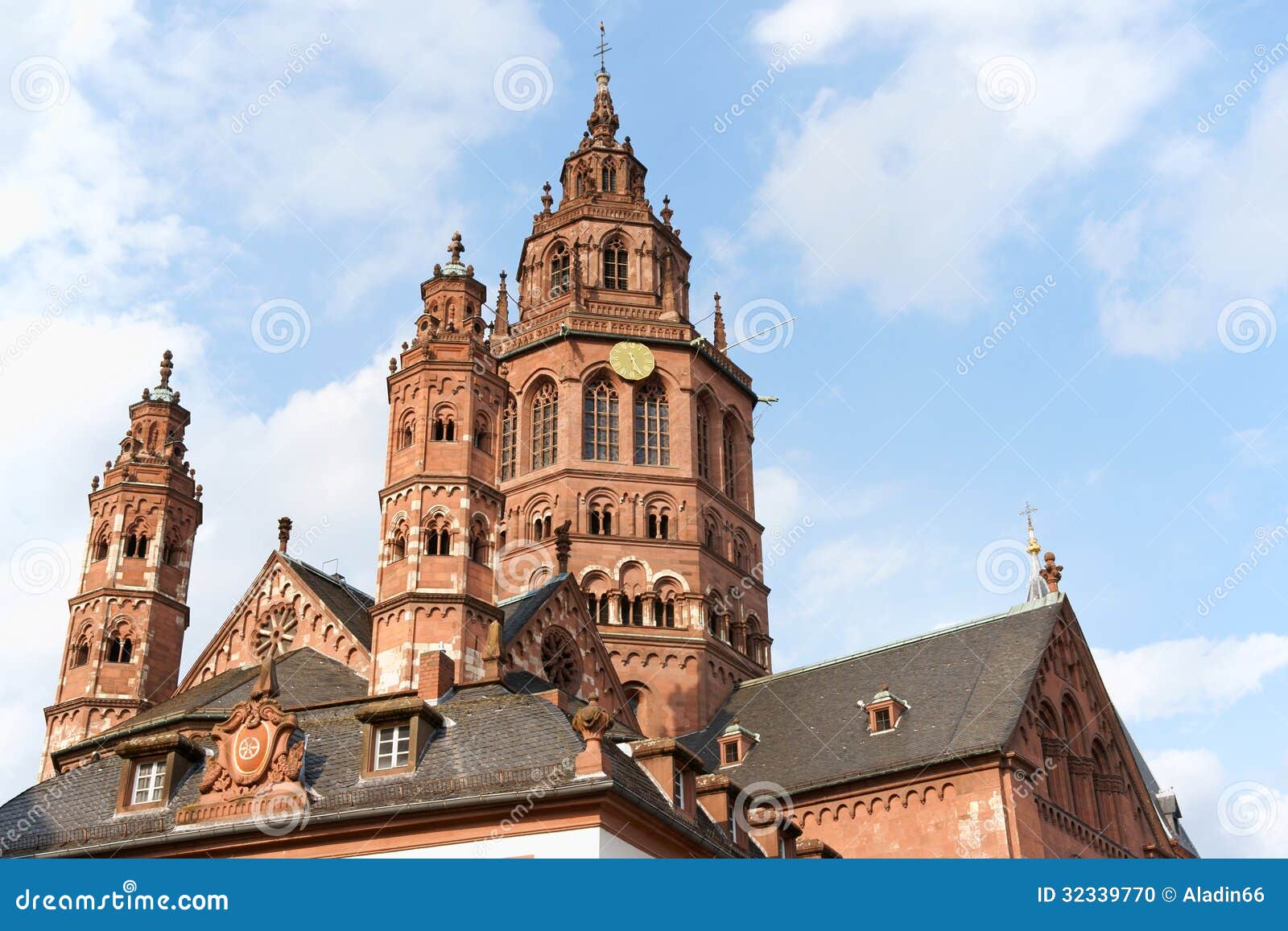 Catedral De Maguncia En Alemania Foto de archivo - Imagen de martinos ...