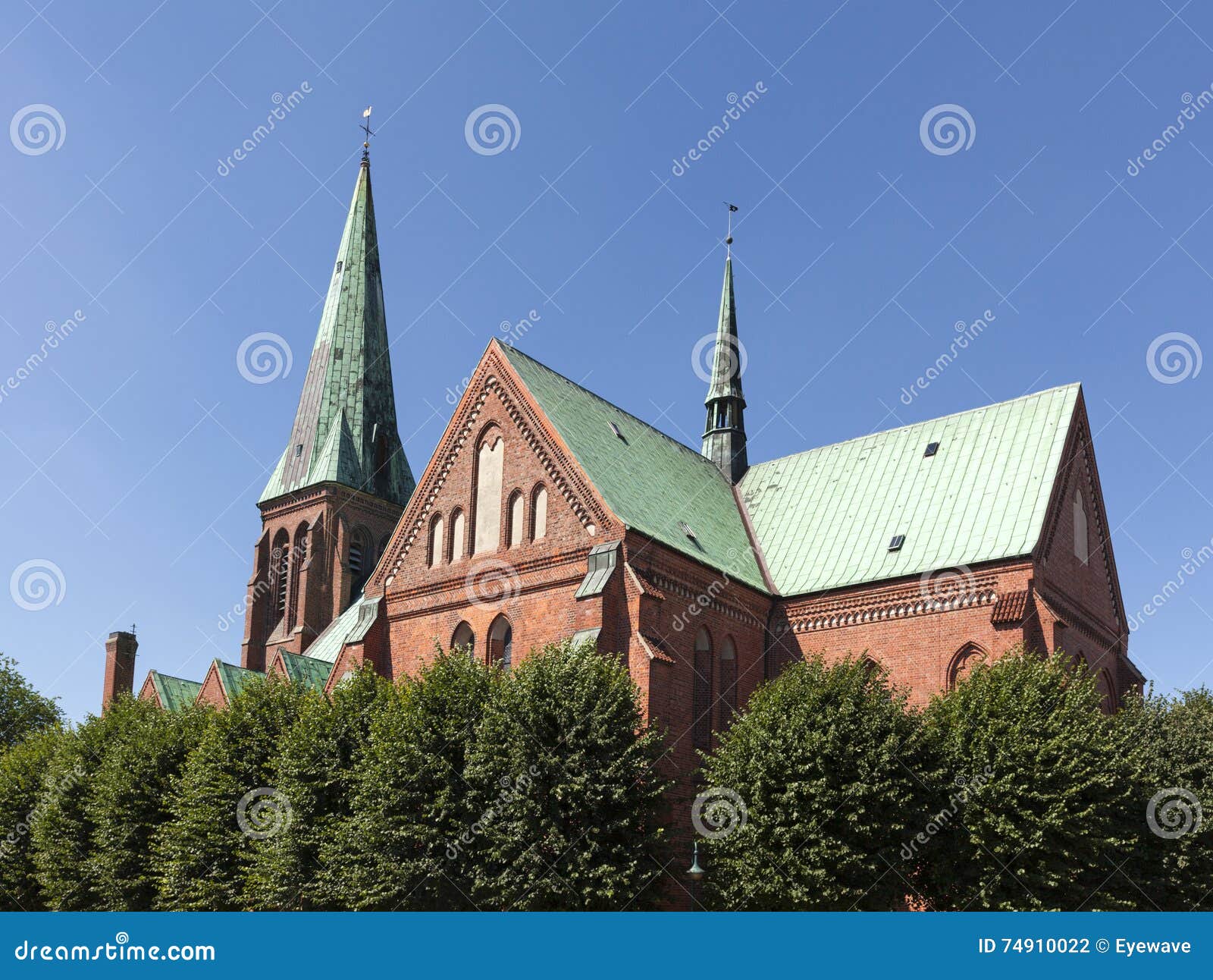 Catedral de Meldorf foto de archivo. Imagen de recorrido - 74910022