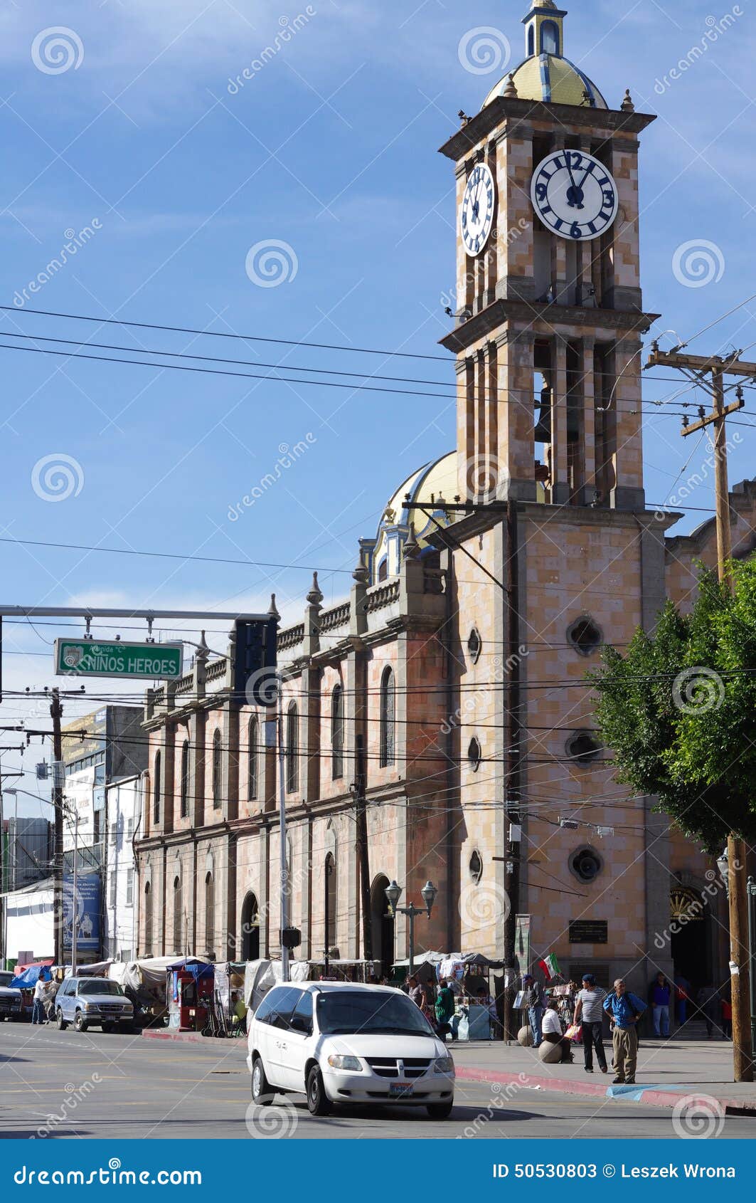 Catedral De Nuestra Seniora De Guadalupe a Tijuana, Messico Fotografia ...