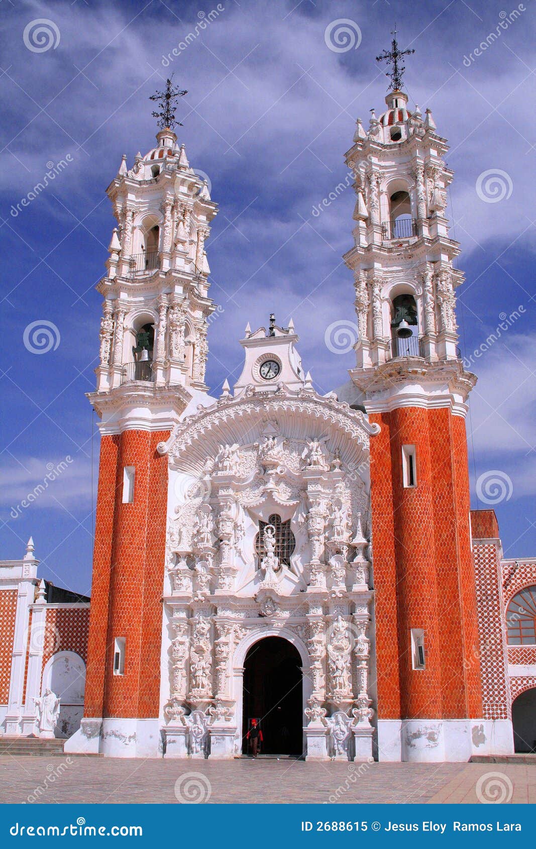 Catedral de Ocotlan imagen de archivo. Imagen de barroco - 2688615