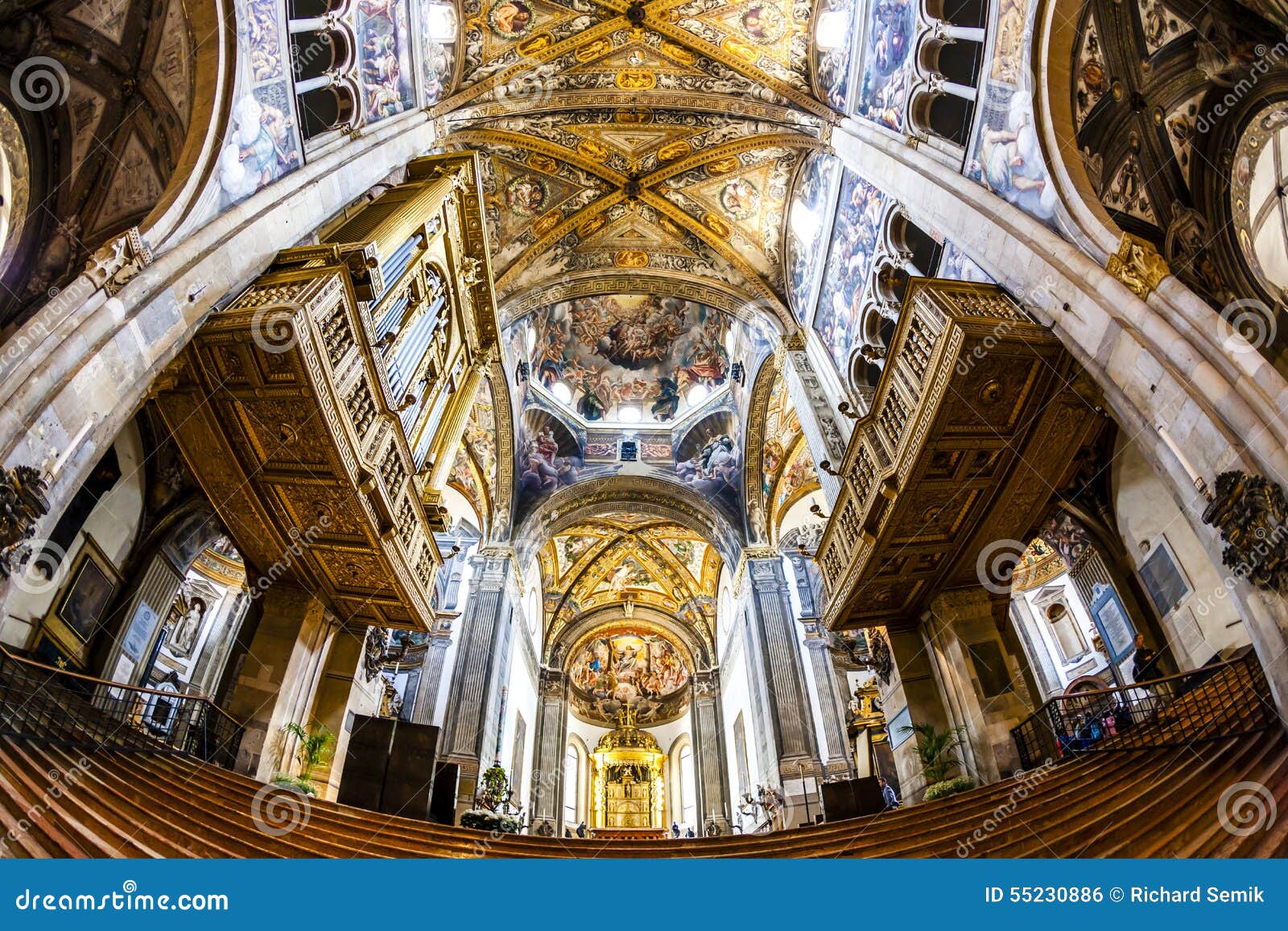 Catedral de Parma foto editorial. Imagen de edificio - 55230886