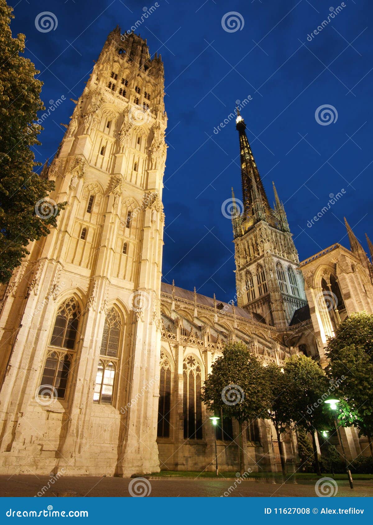 Catedral de Rouen foto de stock. Imagem de famoso, dama - 11627008