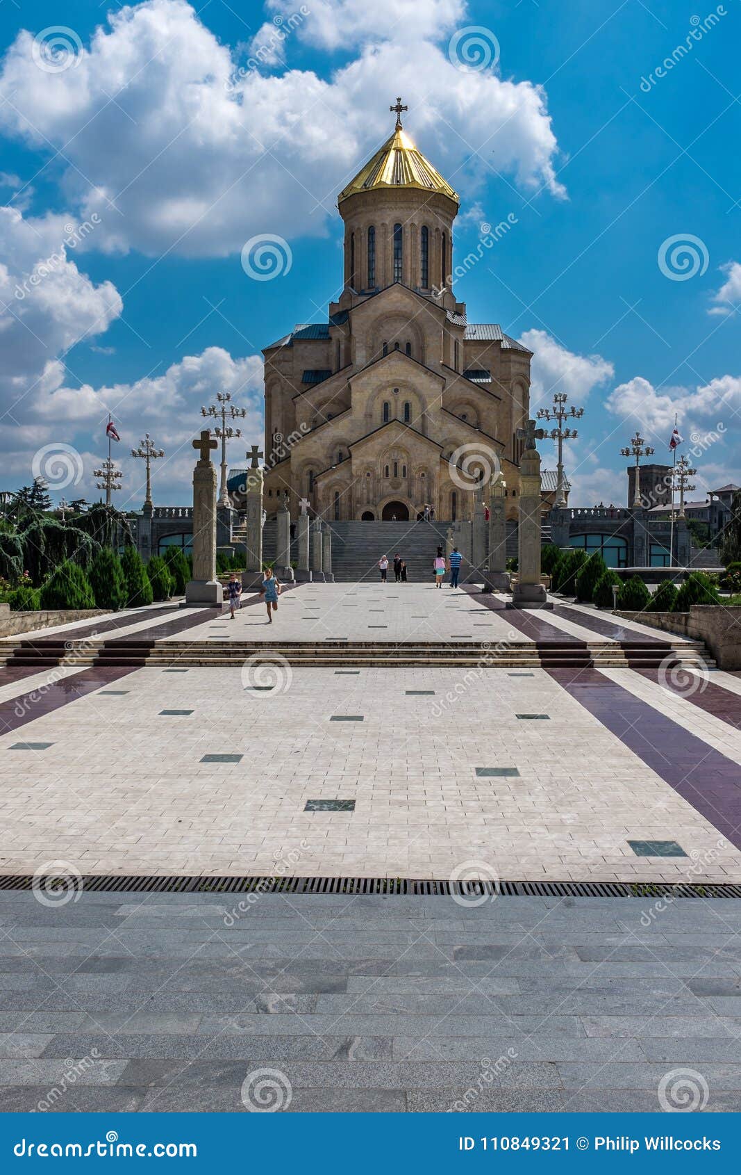 Catedral De Sameba, Tbilisi, Georgia, Europa Foto editorial - Imagen de ...
