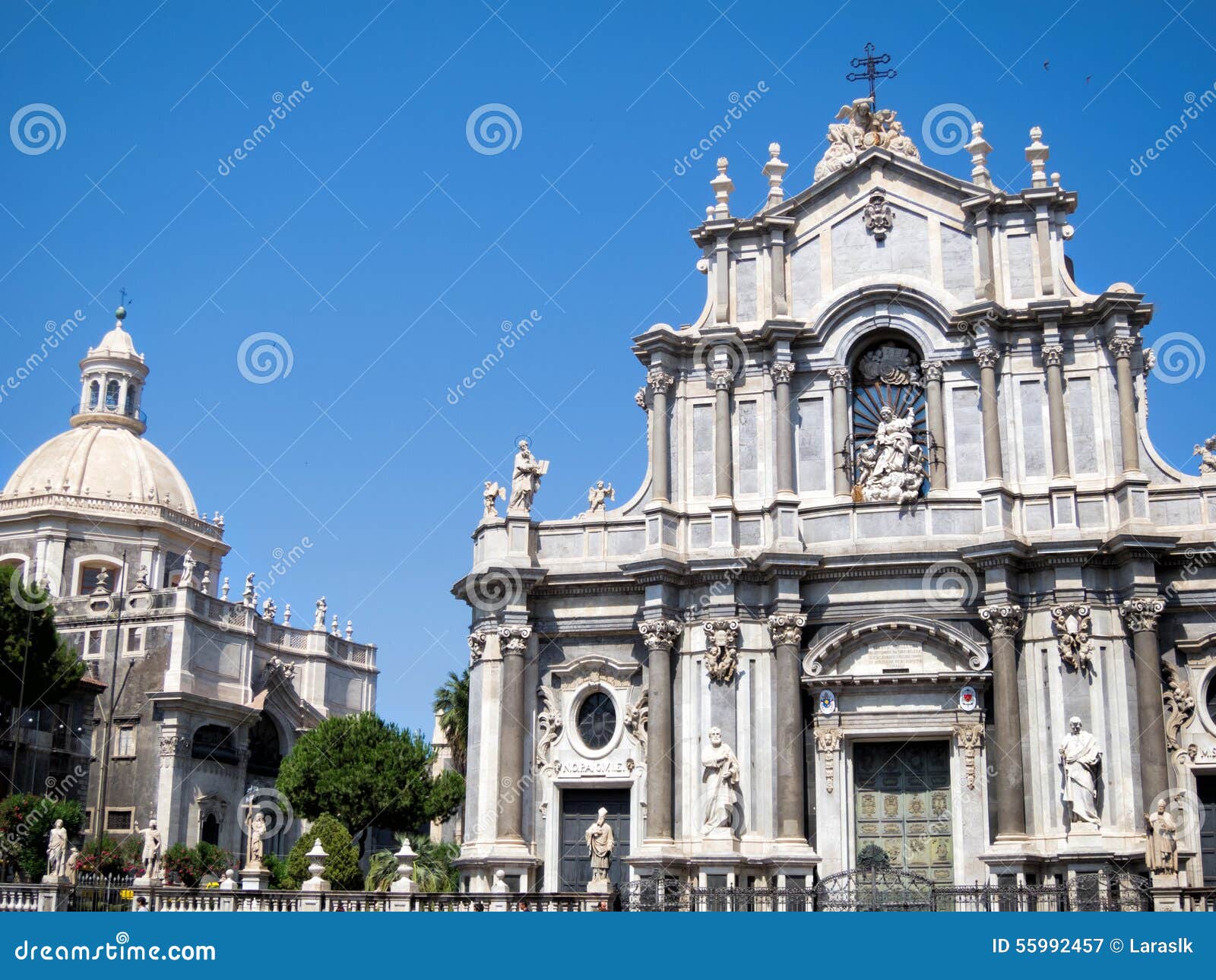 Catedral de Santa Agatha imagen de archivo. Imagen de estilo - 55992457