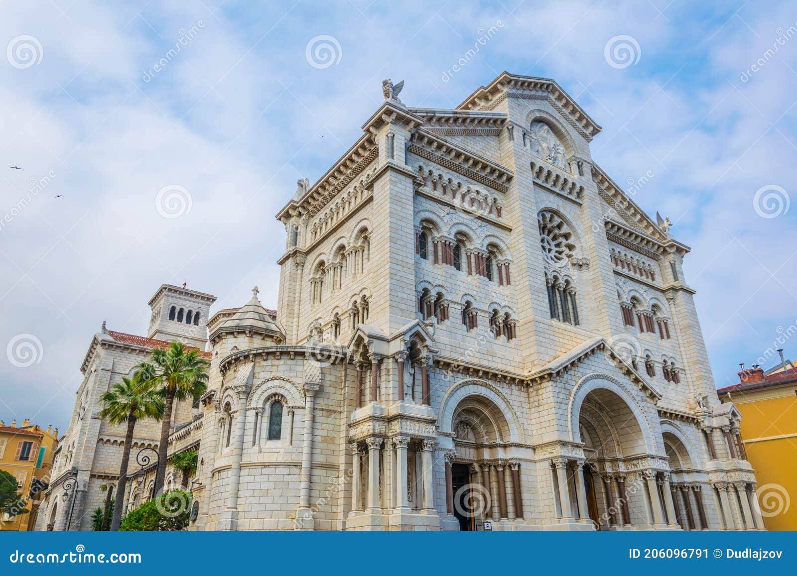 Catedral De Santo Nicholas Em Monaco Imagem de Stock - Imagem de ...