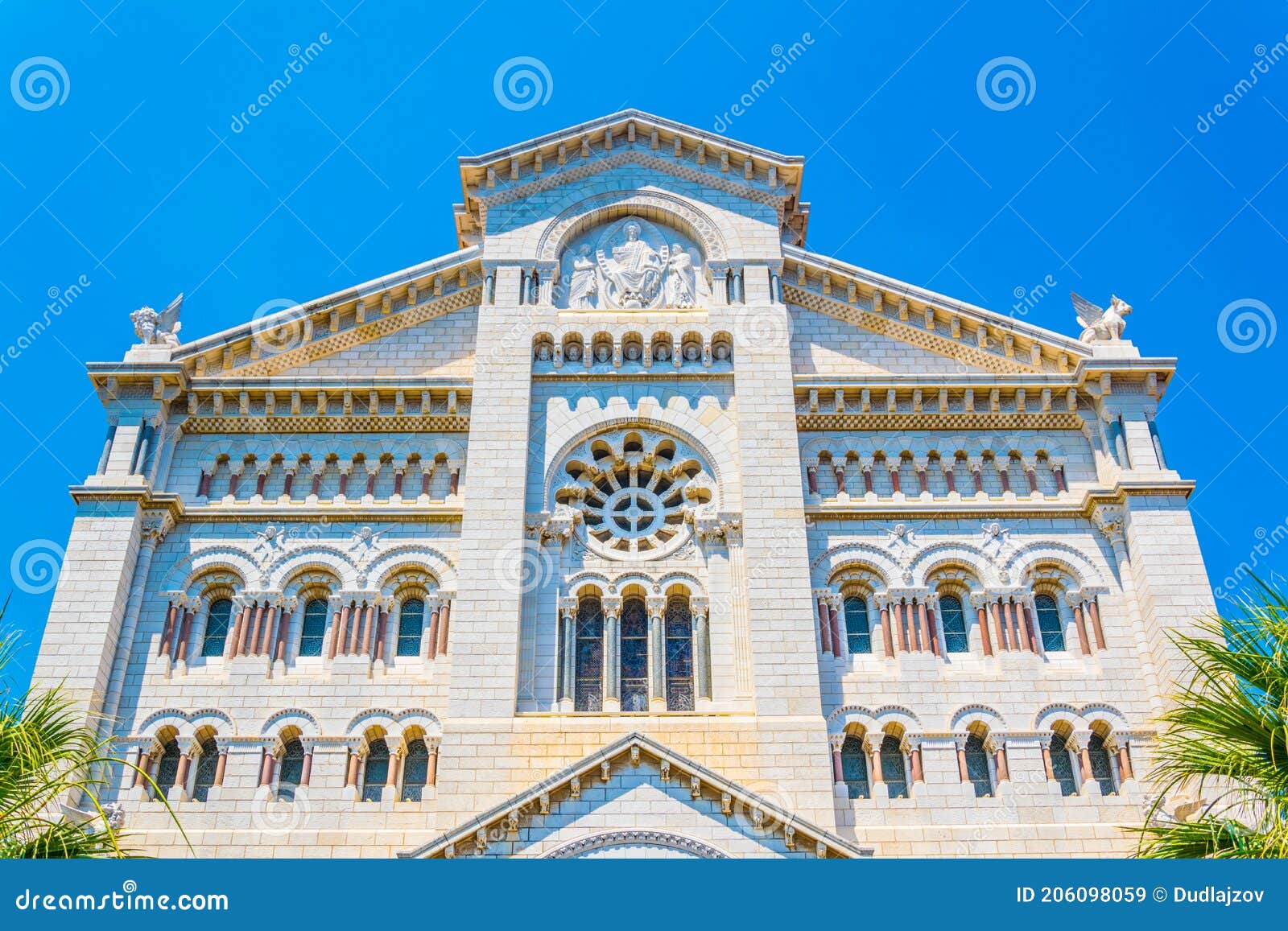 Catedral De Santo Nicholas Em Monaco Imagem de Stock - Imagem de ...