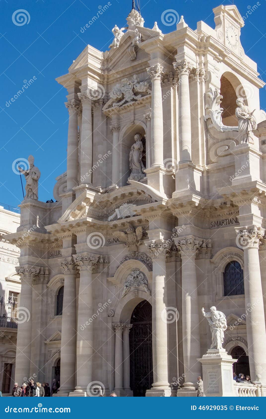 Catedral de Siracusa imagem editorial. Imagem de siracusa - 46929035