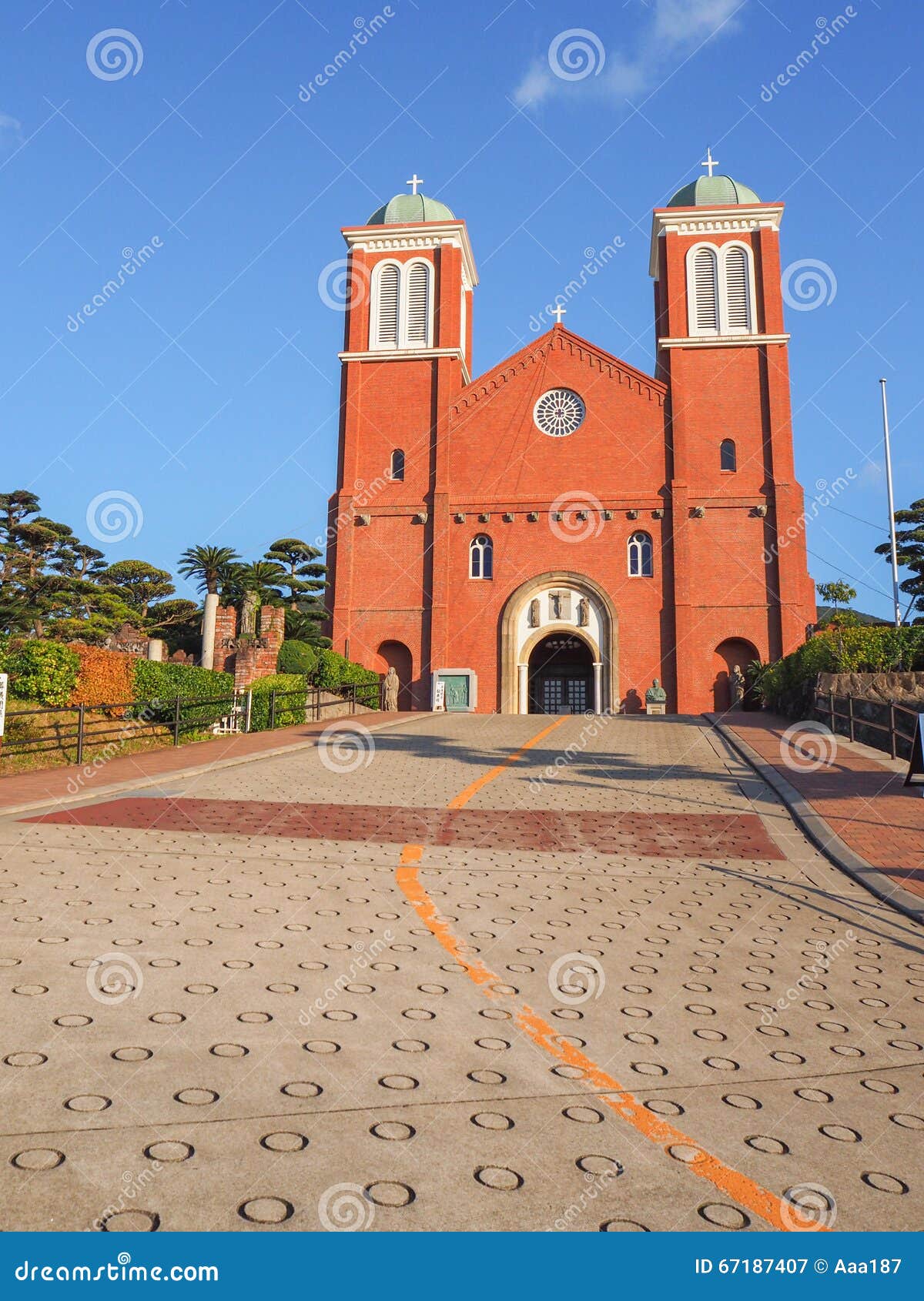 Catedral de Urakami fotografía editorial. Imagen de turista - 67187407