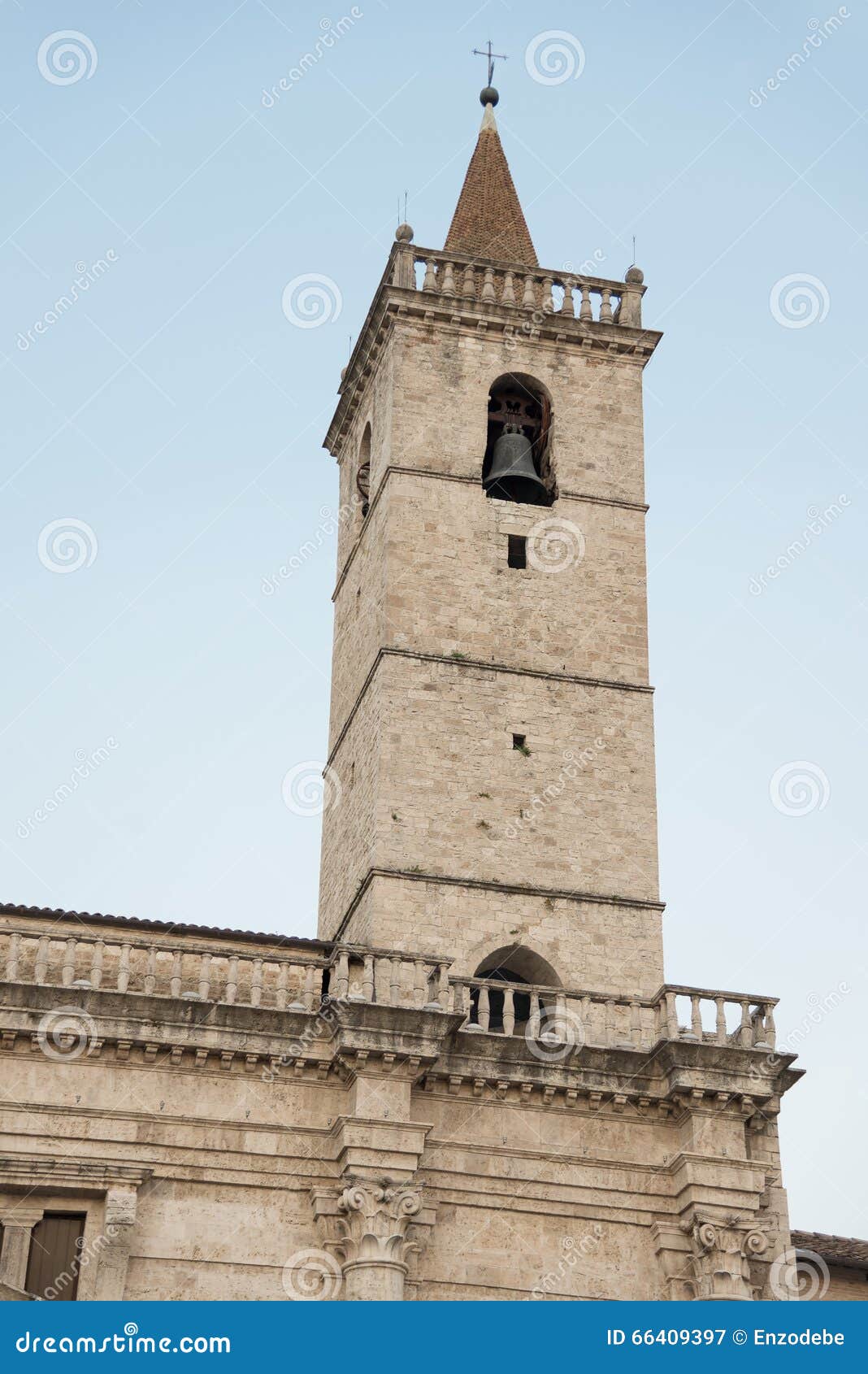 Catedral Del St Emidio De La Torre Imagen de archivo - Imagen de ...