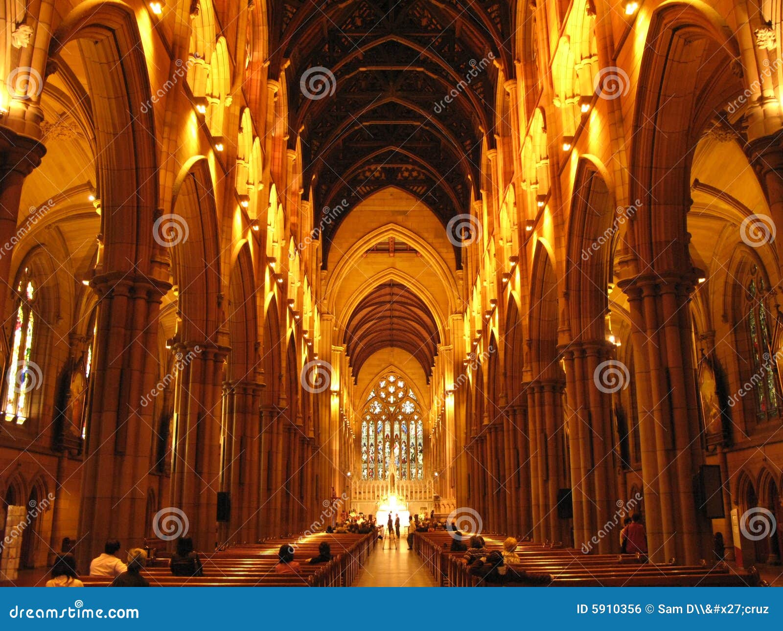 Catedral Del St Maria, Sydney, Australia Foto de archivo - Imagen de ...