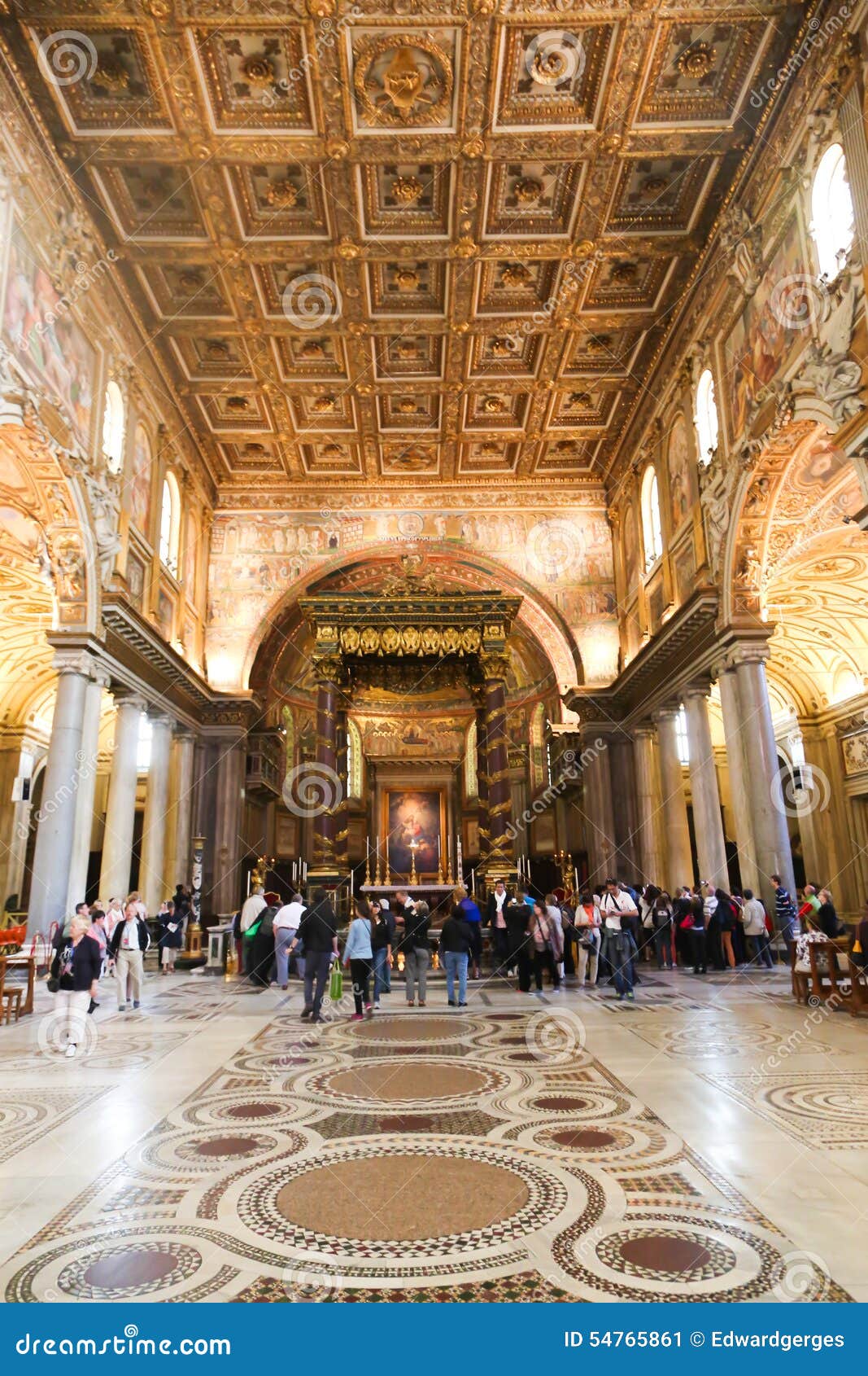 Catedral en Roma - Italia foto editorial. Imagen de recorrido - 54765861