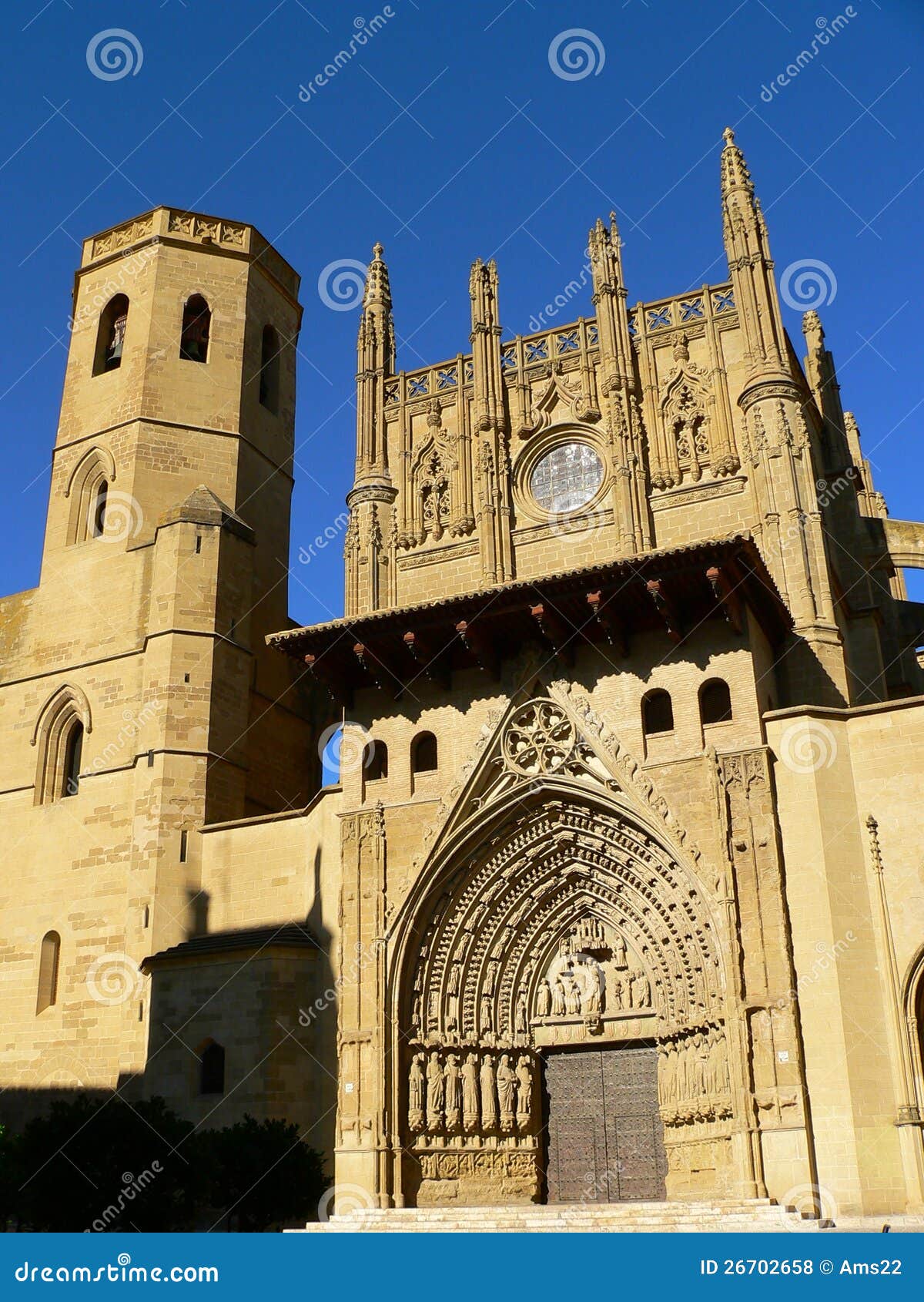 Catedral, Huesca ( Spain ) stock photo. Image of church - 26702658