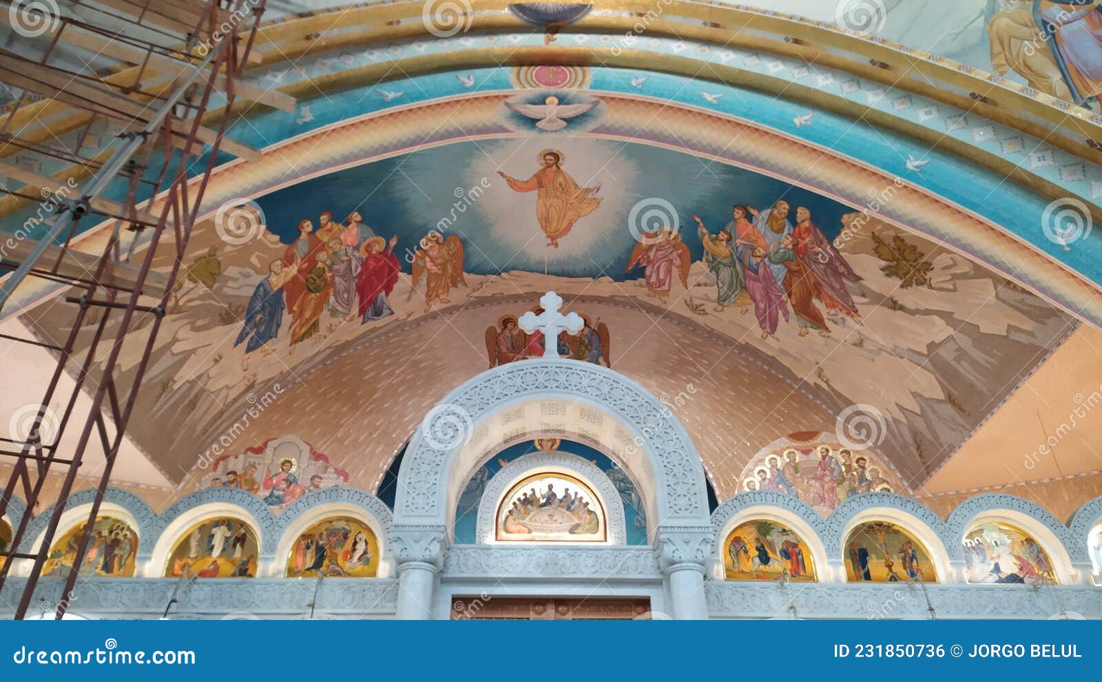 Catedral Ortodoxa De Tirana Foto editorial - Imagen de catedral ...