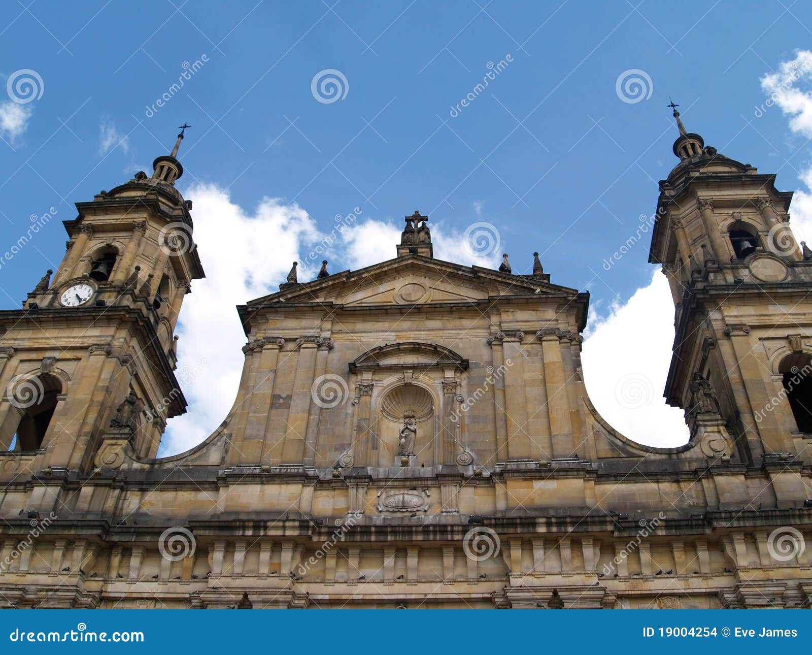 Catedral Primada De Colombia Stock Photo - Image of bolivar, america ...