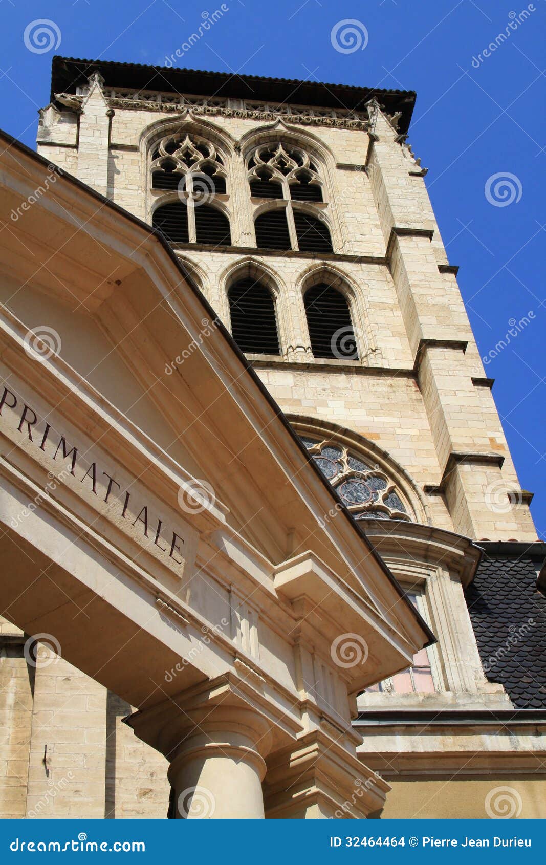 Catedral Santo-Jean En Lyon Foto de archivo - Imagen de catedral ...