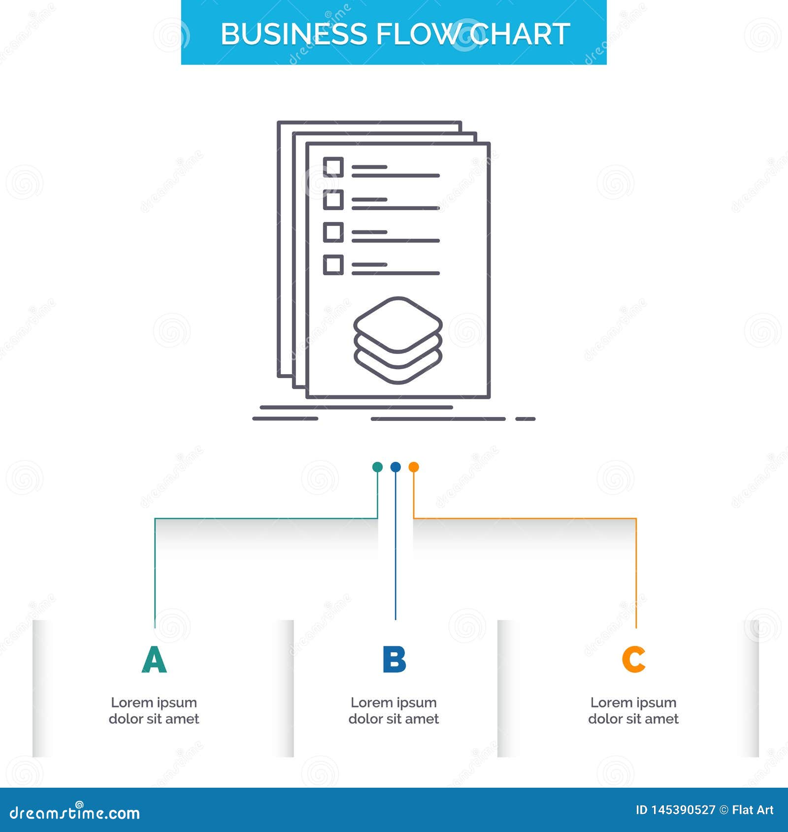 Categories, Check, List, Listing, Mark Business Flow Chart Design with ...