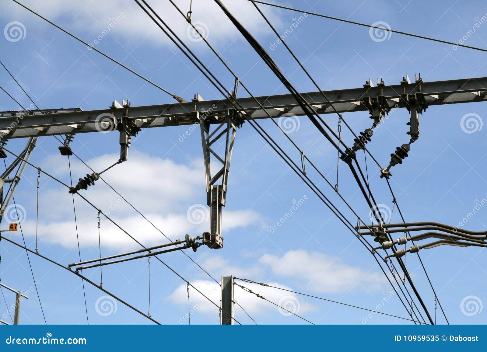 Catenary stock image. Image of electric, voltage, energy - 10959535