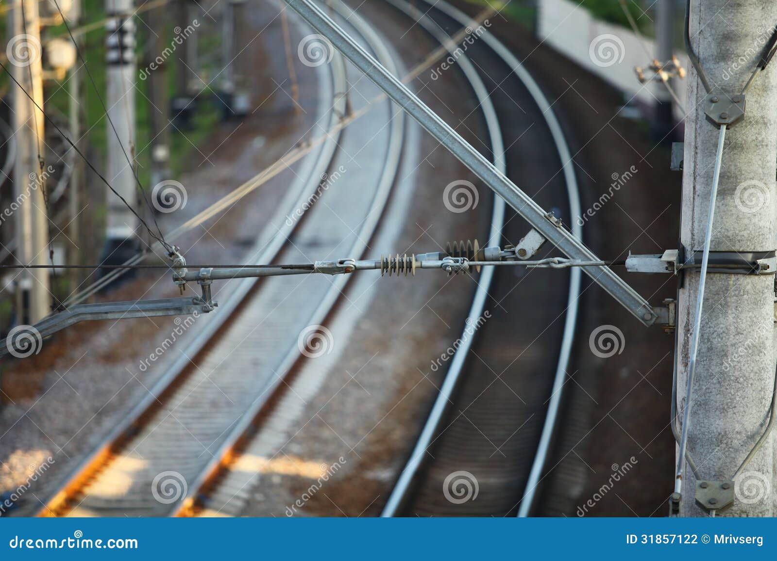 Catenary stock photo. Image of railway, motion, objects - 31857122