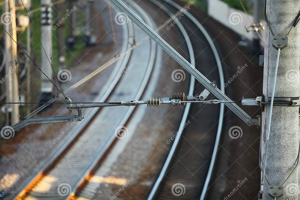 Catenary stock photo. Image of railway, motion, objects - 31857122