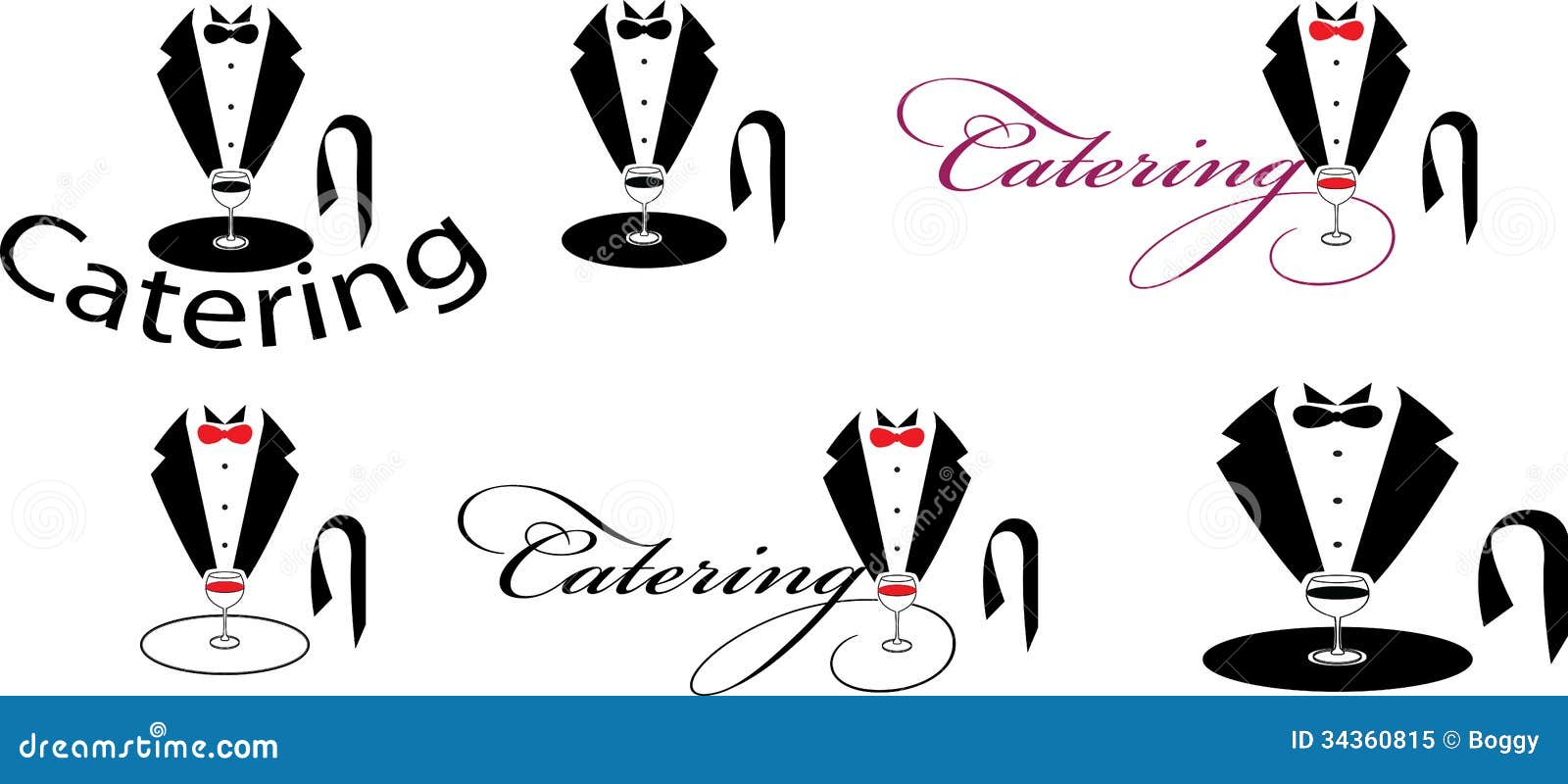 Catering vector illustratie. Illustration of grafisch - 34360815