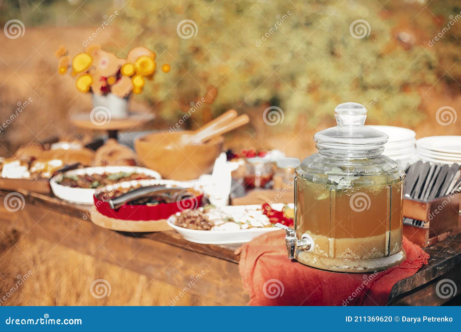 Catering Bar with Various Snacks Stock Photo - Image of event, cater ...