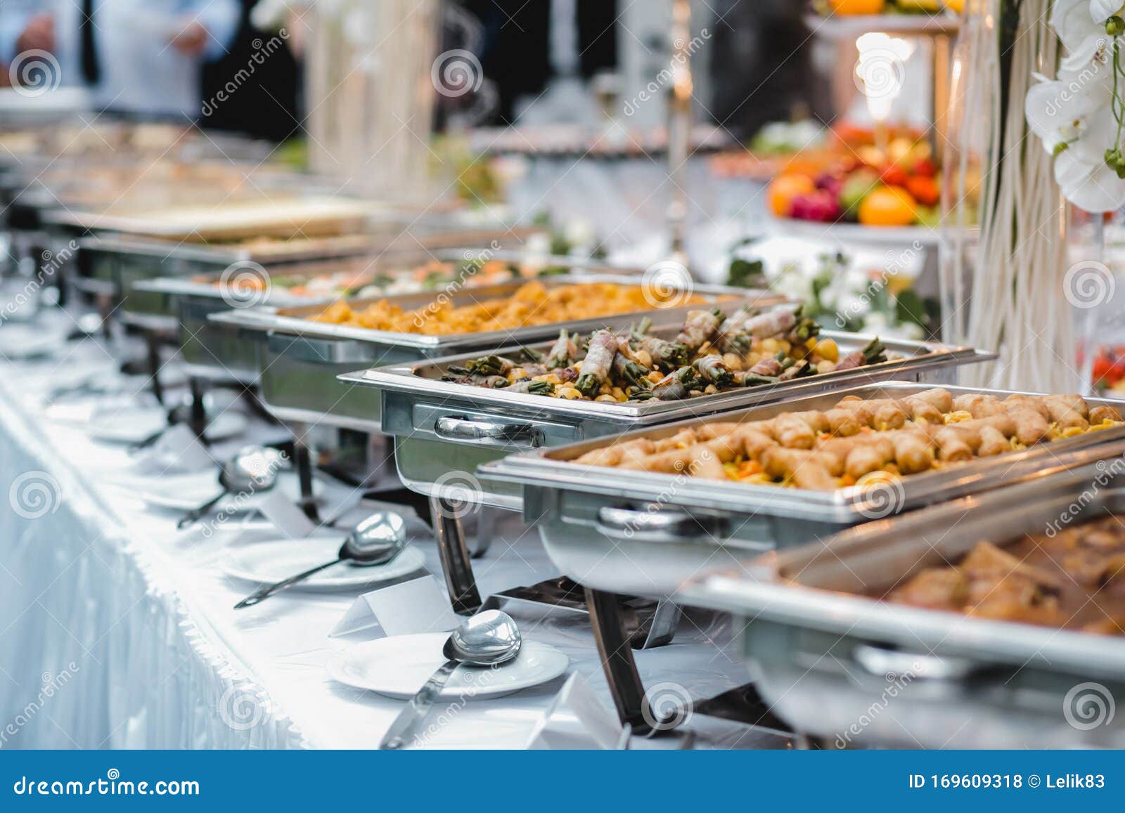 Catering Wedding Buffet for Events Stock Photo - Image of buffet ...