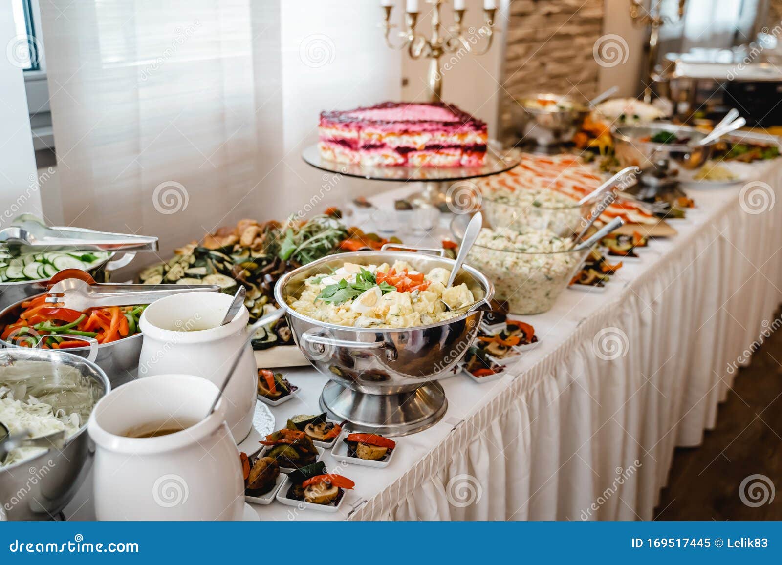 Catering Wedding Buffet for Events Stock Image - Image of restaurant ...
